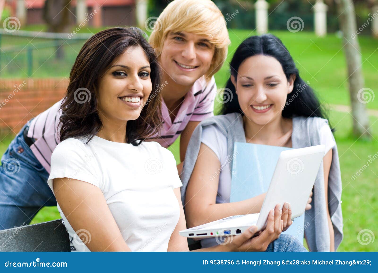 Happy College Students