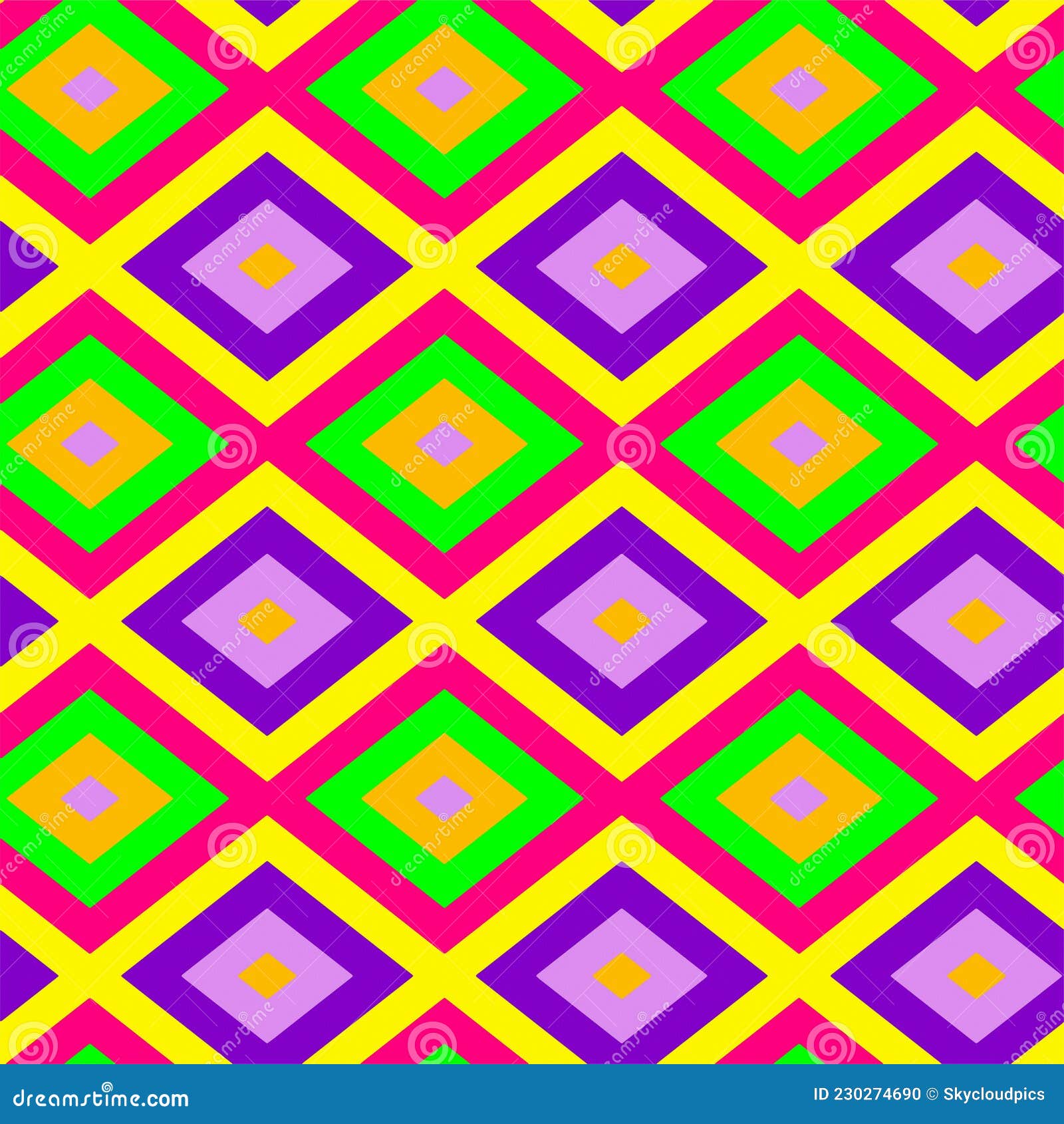 Happy Colors Seamless Diamond Pattern High Resolution Stock ...