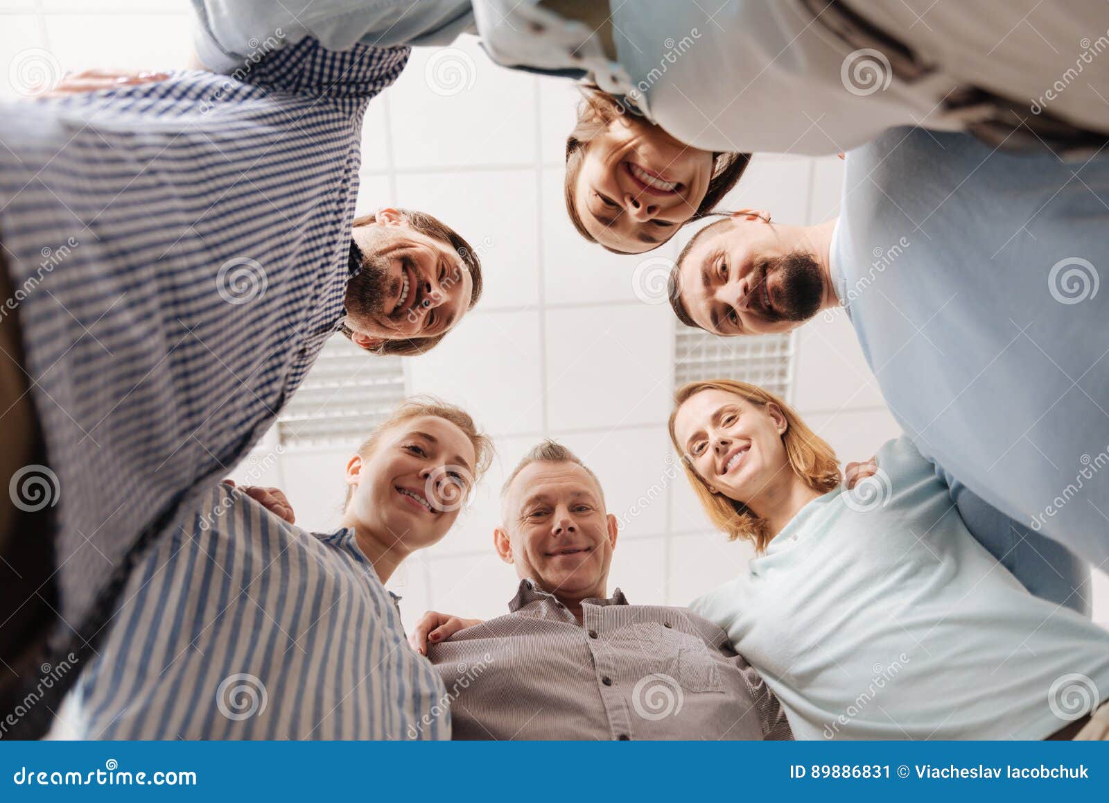 Happy Command Posing on Camera Stock Image - Image of discuss ...