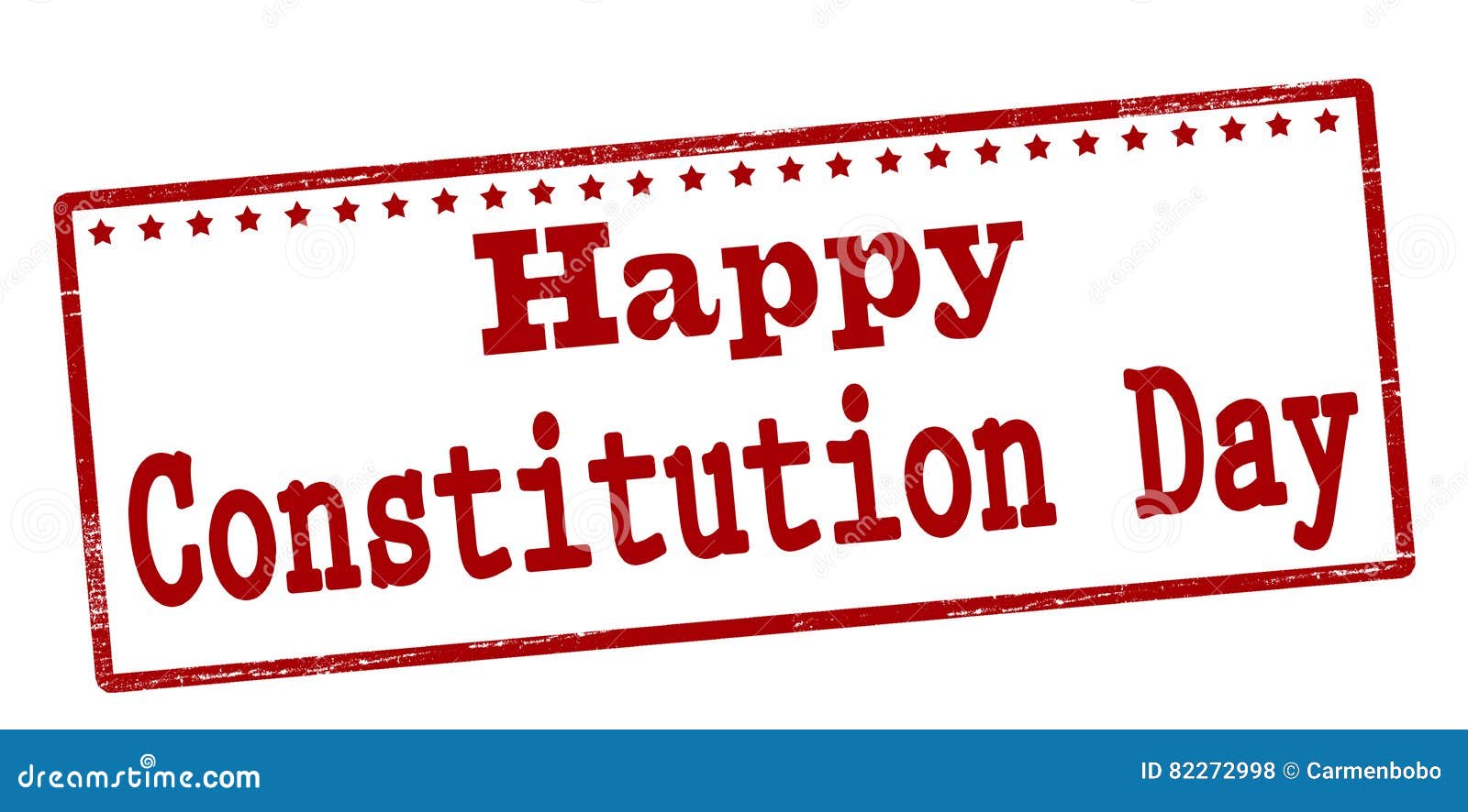 Happy Constitution Day! Vector Lettering Isolated Illustration On White ...