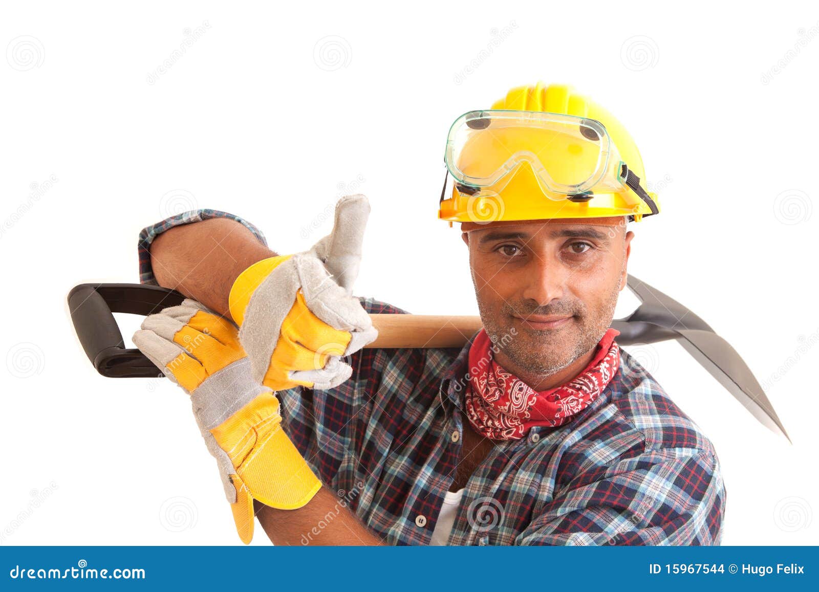 Happy Construction Worker Stock Images - Image: 15967544