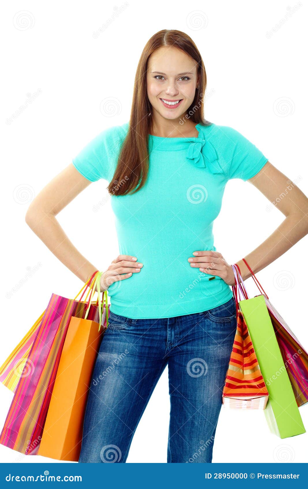 Happy consumer stock photo. Image of buyer, charming - 28950000