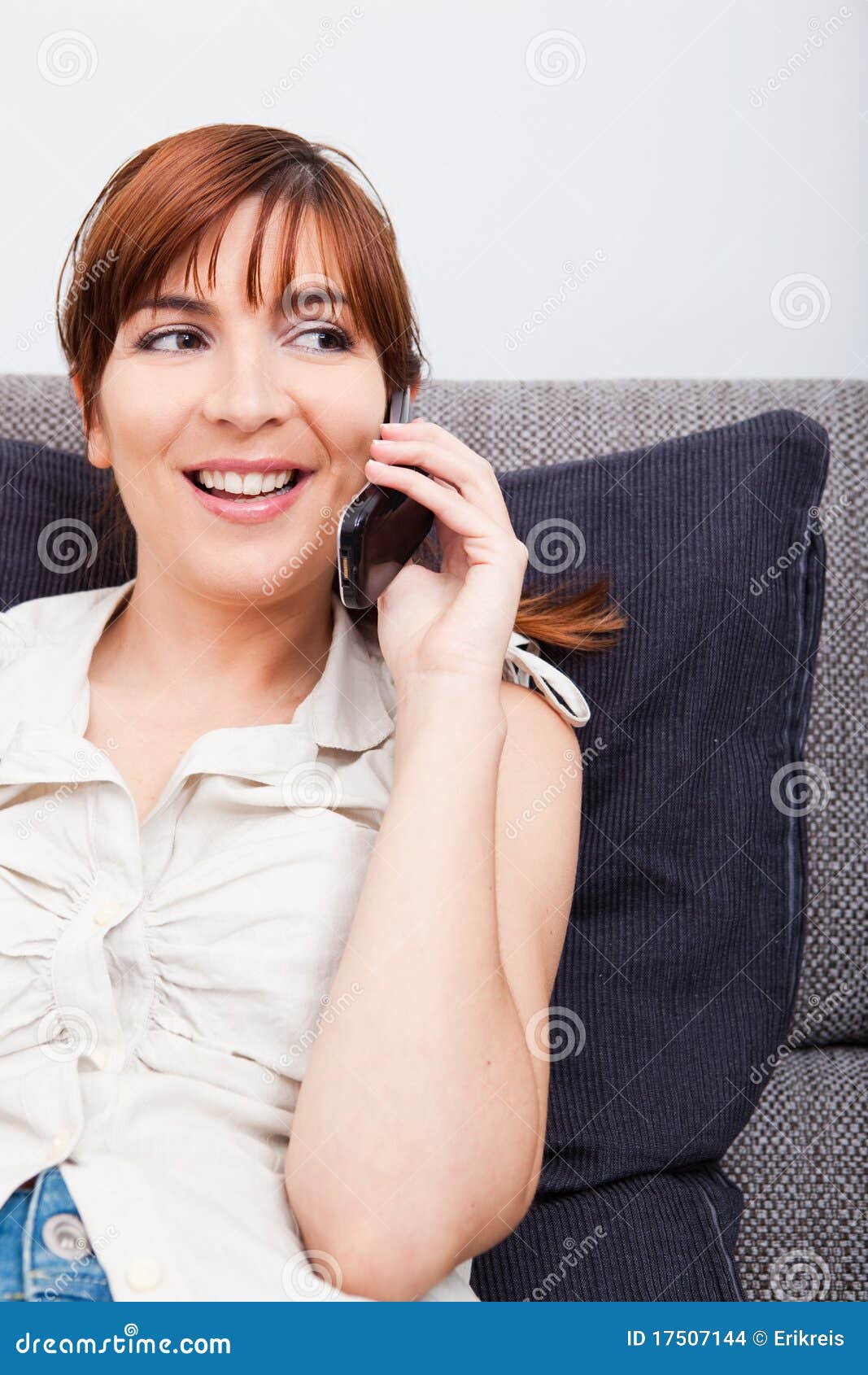 Happy conversation stock photo. Image of attractive, girl - 17507144
