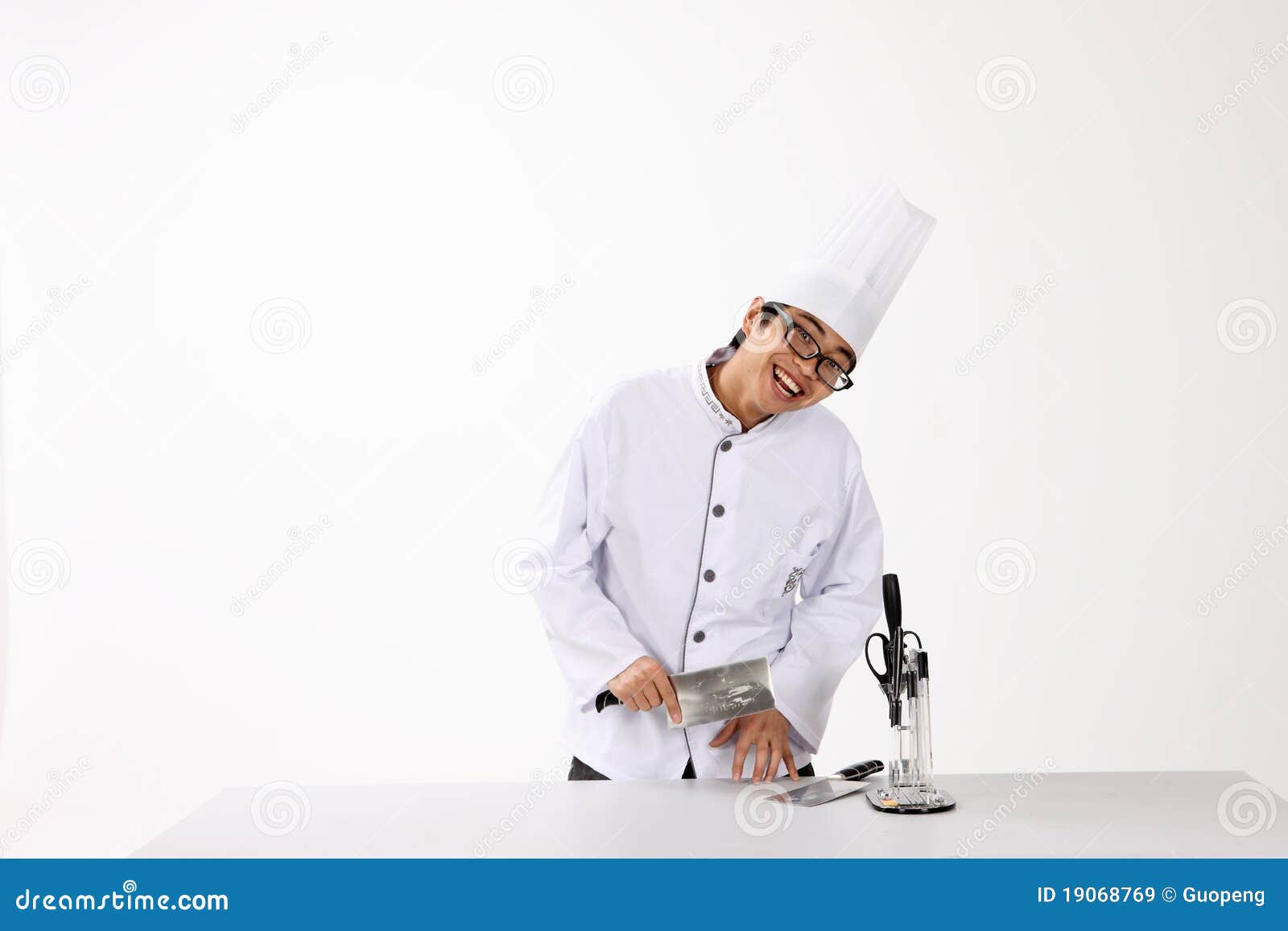 Happy cook stock image. Image of delicious, happy, china - 19068769