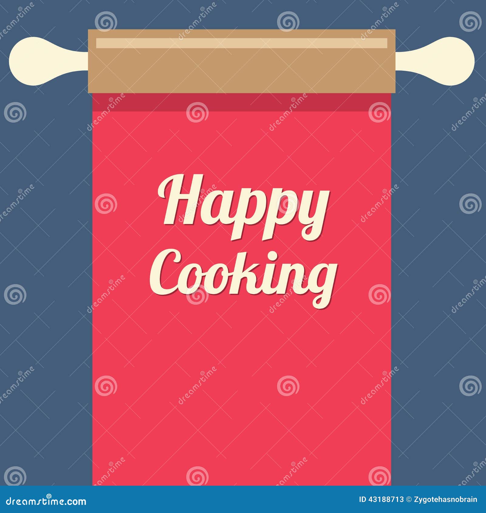 Happy Cooking Concept stock vector. Illustration of equipment - 43188713