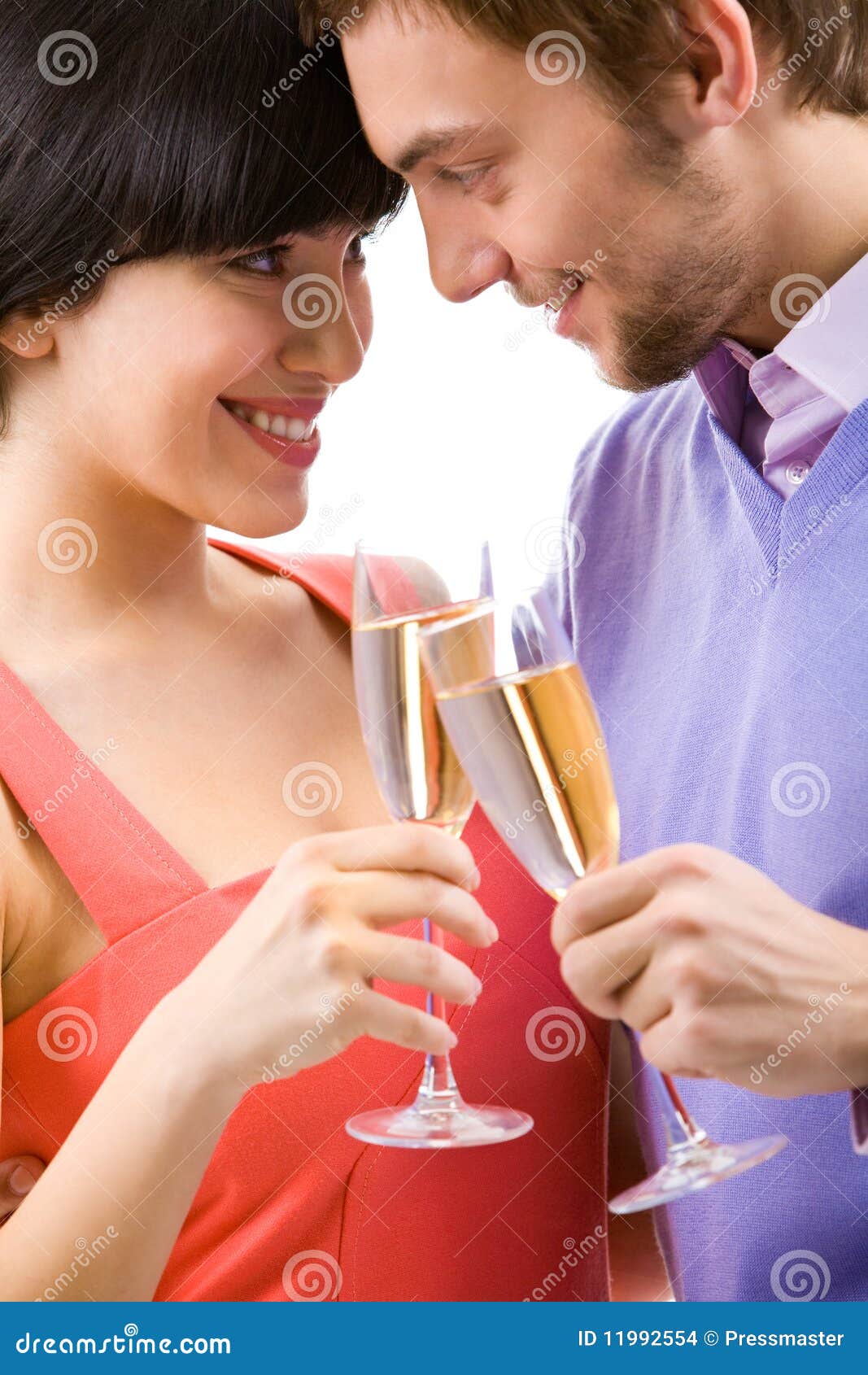 Happy couple stock photo. Image of flutes, adult, husband - 11992554