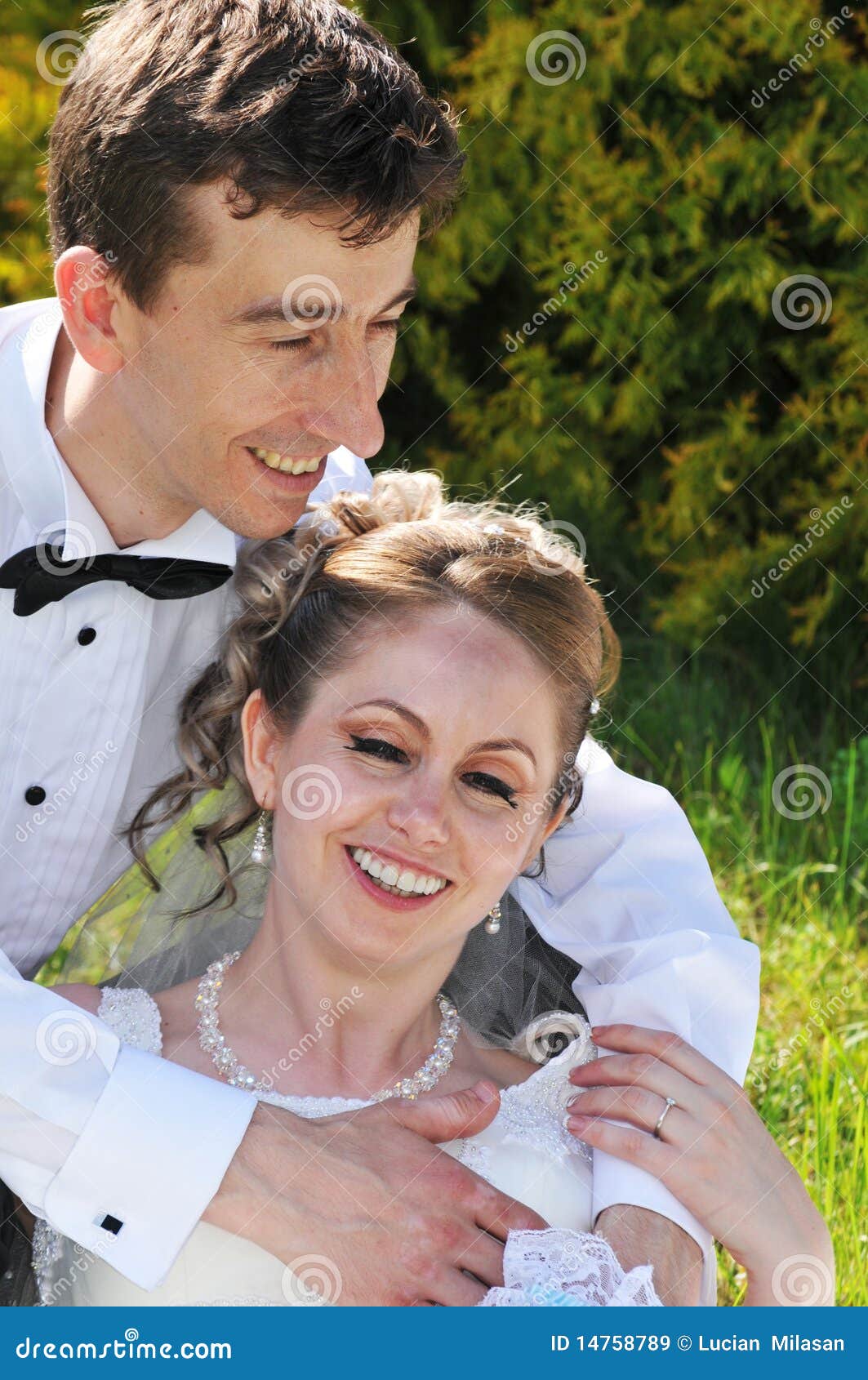 Happy couple stock image. Image of laugh, happy, holding - 14758789