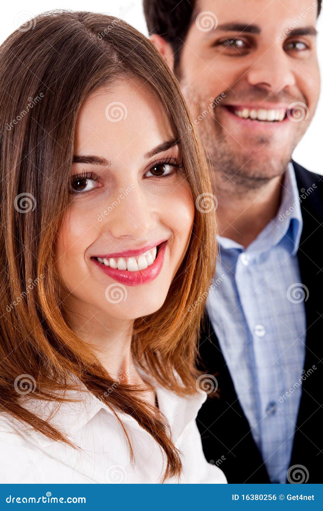 Happy couple stock photo. Image of camera, closeup, happy - 16380256