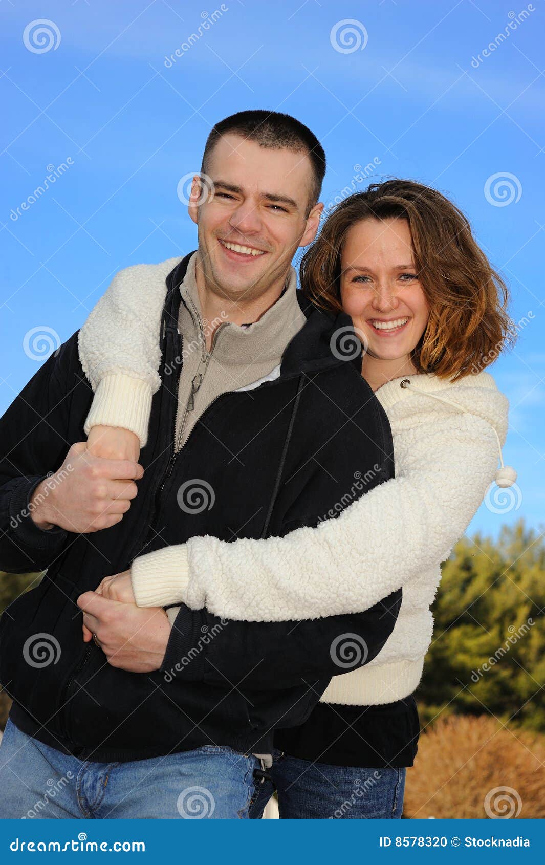 Happy couple stock photo. Image of home, house, pleasure - 8578320