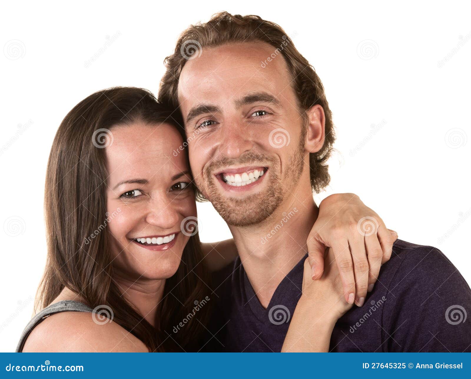 Happy Couple Close Up stock image. Image of people, pair - 27645325