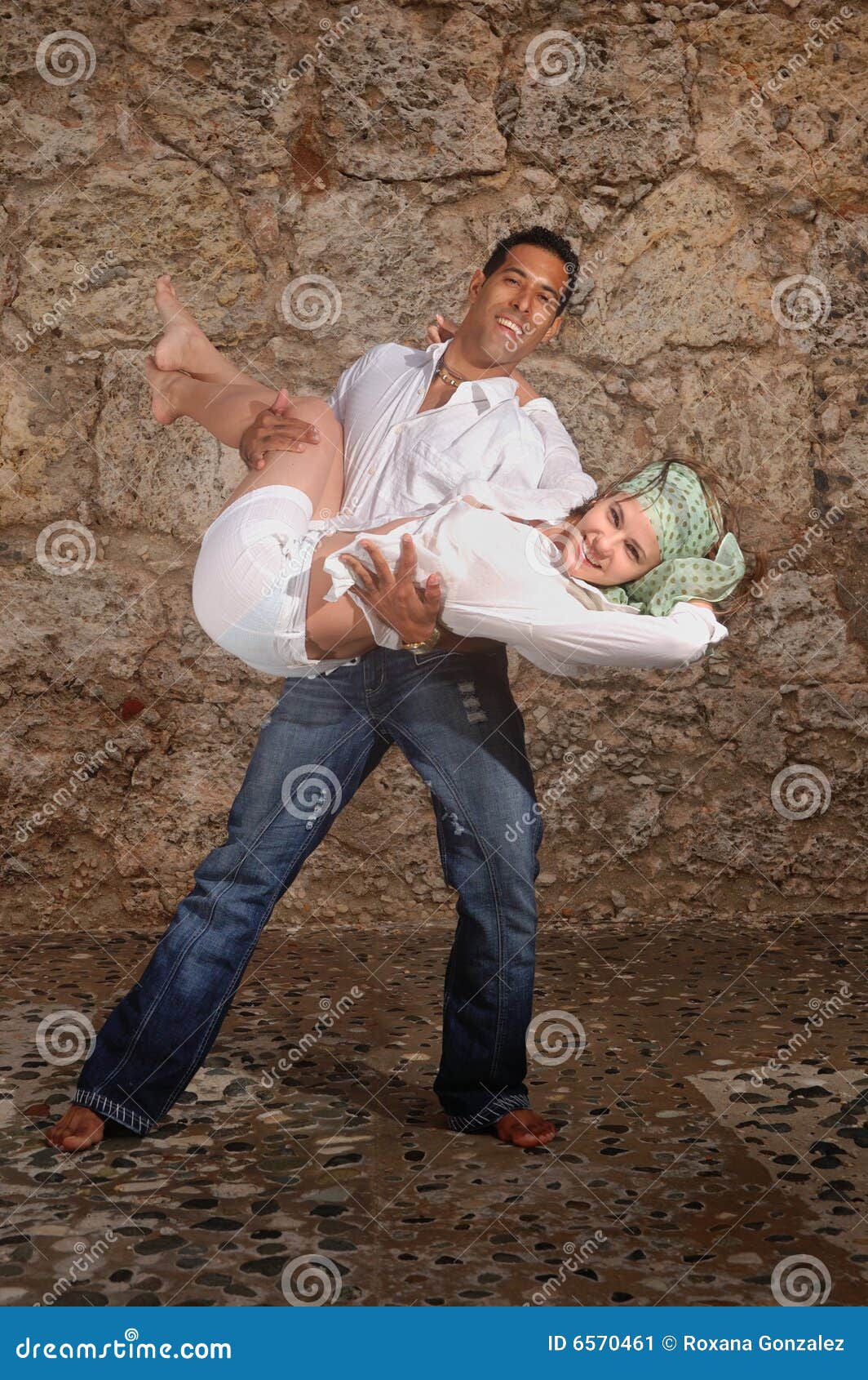 Happy couple dancing stock image. Image of beauty, boyfriends - 6570461