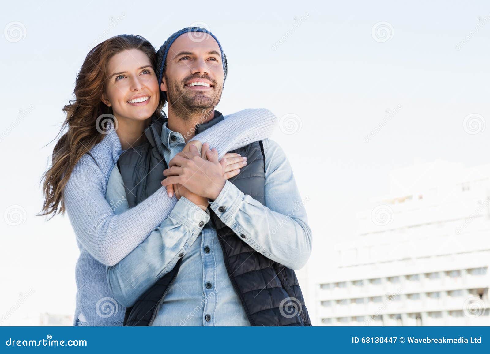 Happy Couple Embracing Each Other Stock Image - Image of caucasian ...