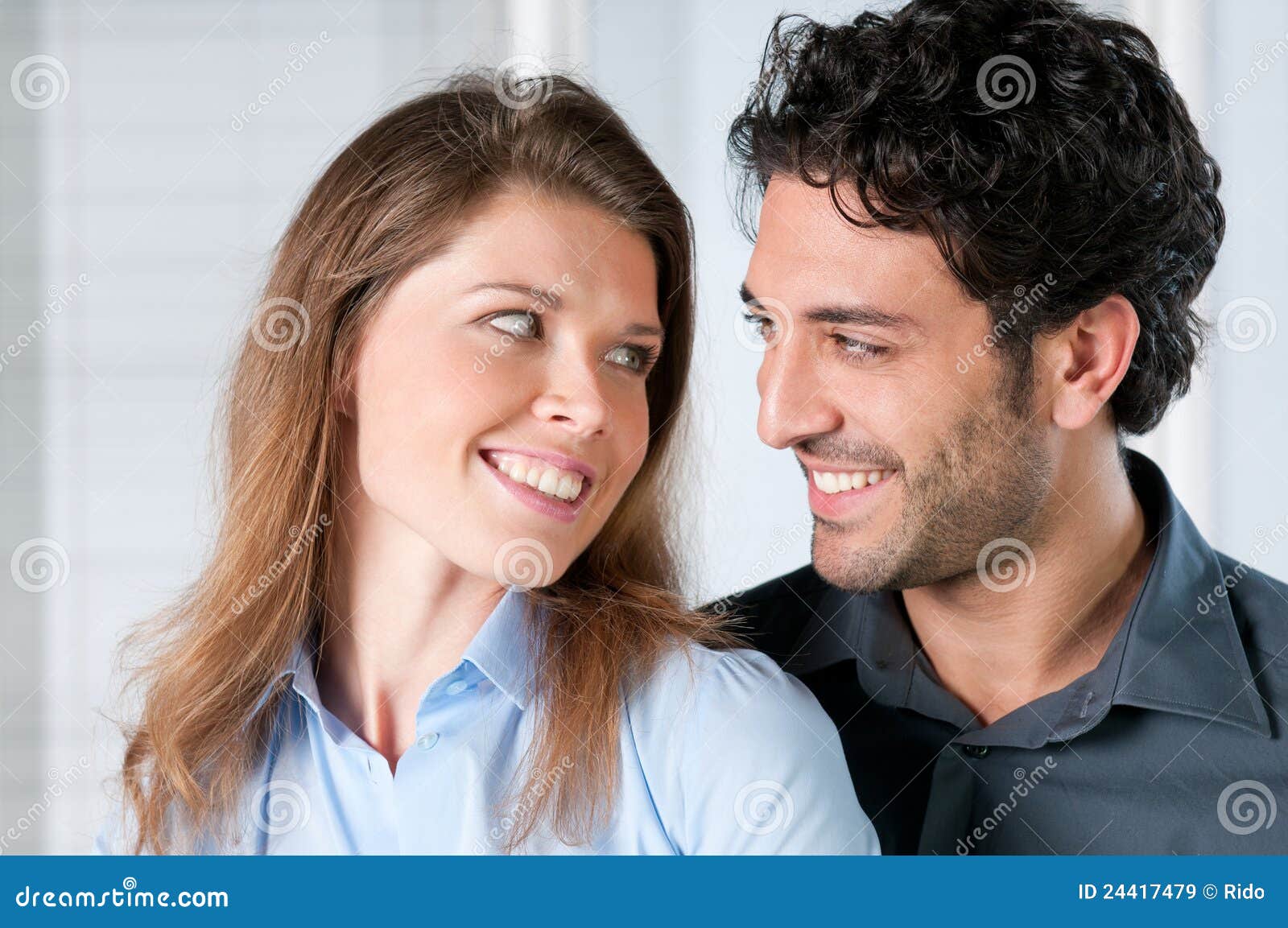 Happy couple expression stock image. Image of living - 24417479