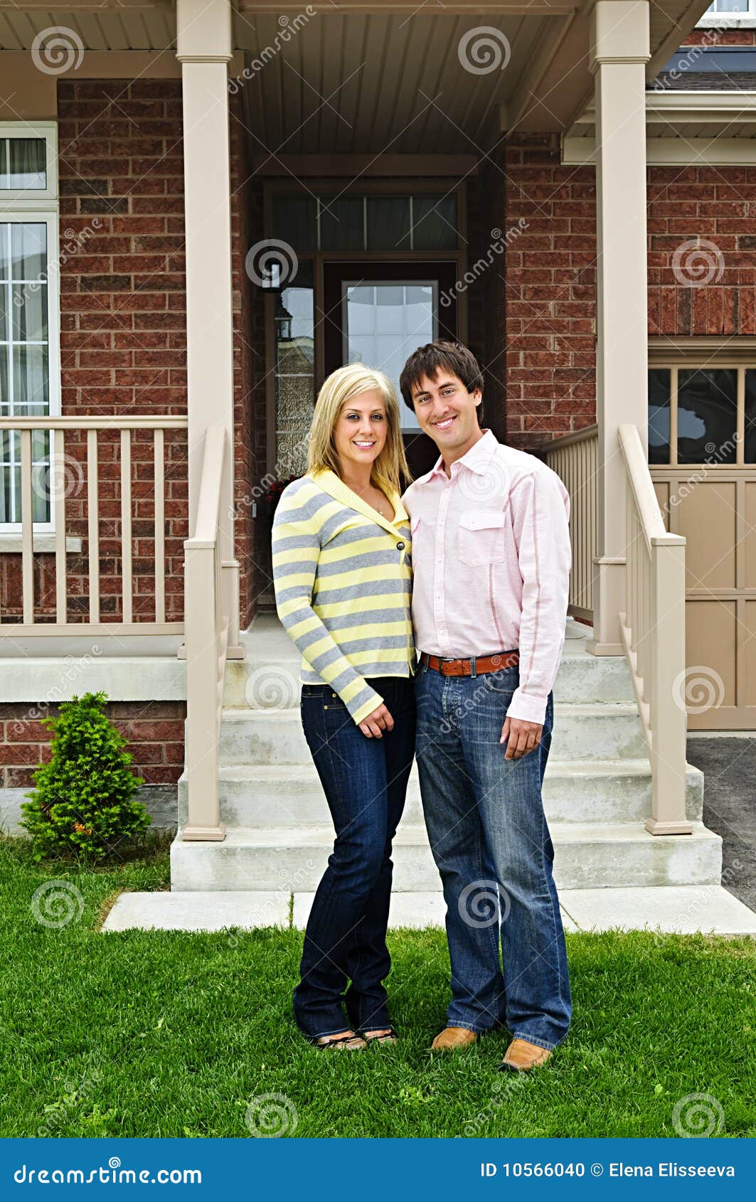Happy couple at home stock photo. Image of residence - 10566040