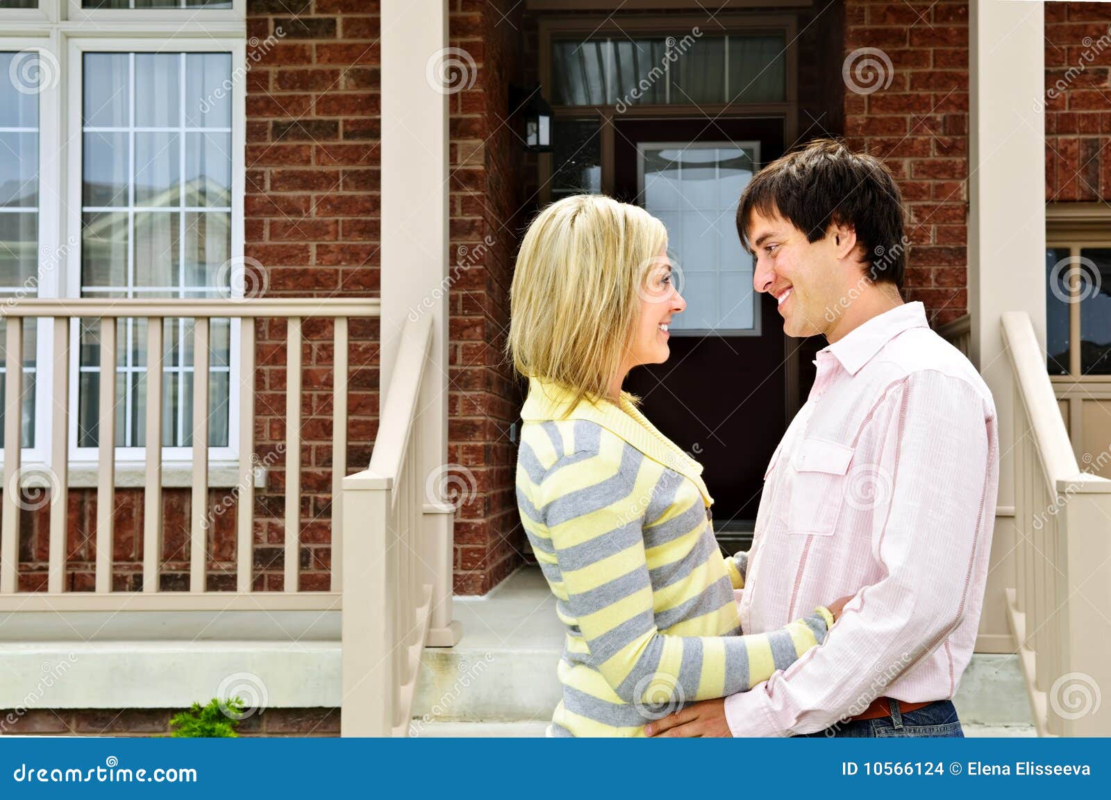 Happy couple at home stock photo. Image of happy, adoring - 10566124