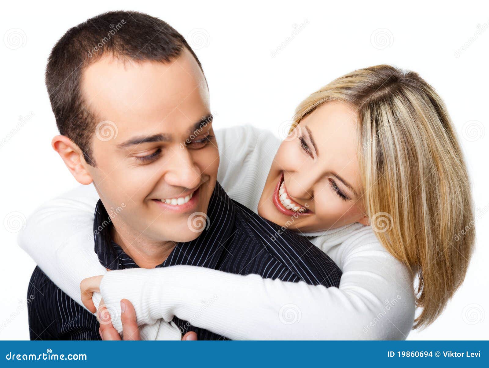Happy couple hugging stock photo. Image of relationship - 19860694