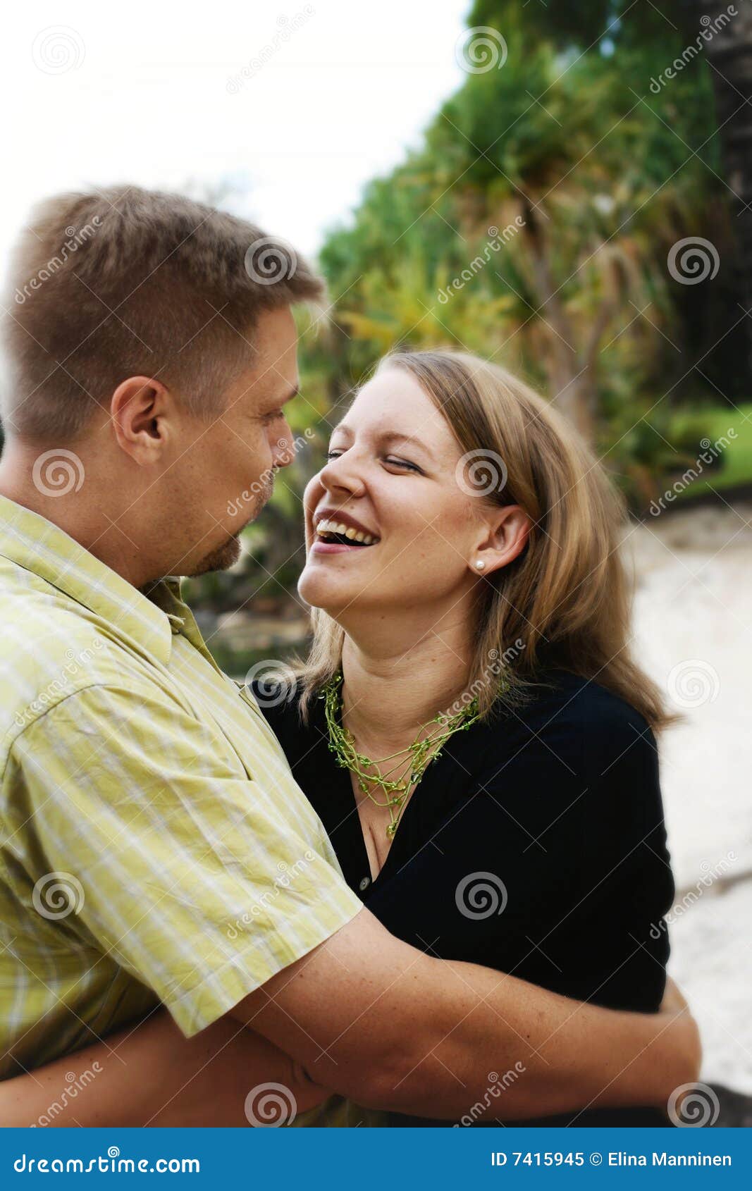 Happy couple hugging stock image. Image of neck, happiness - 7415945