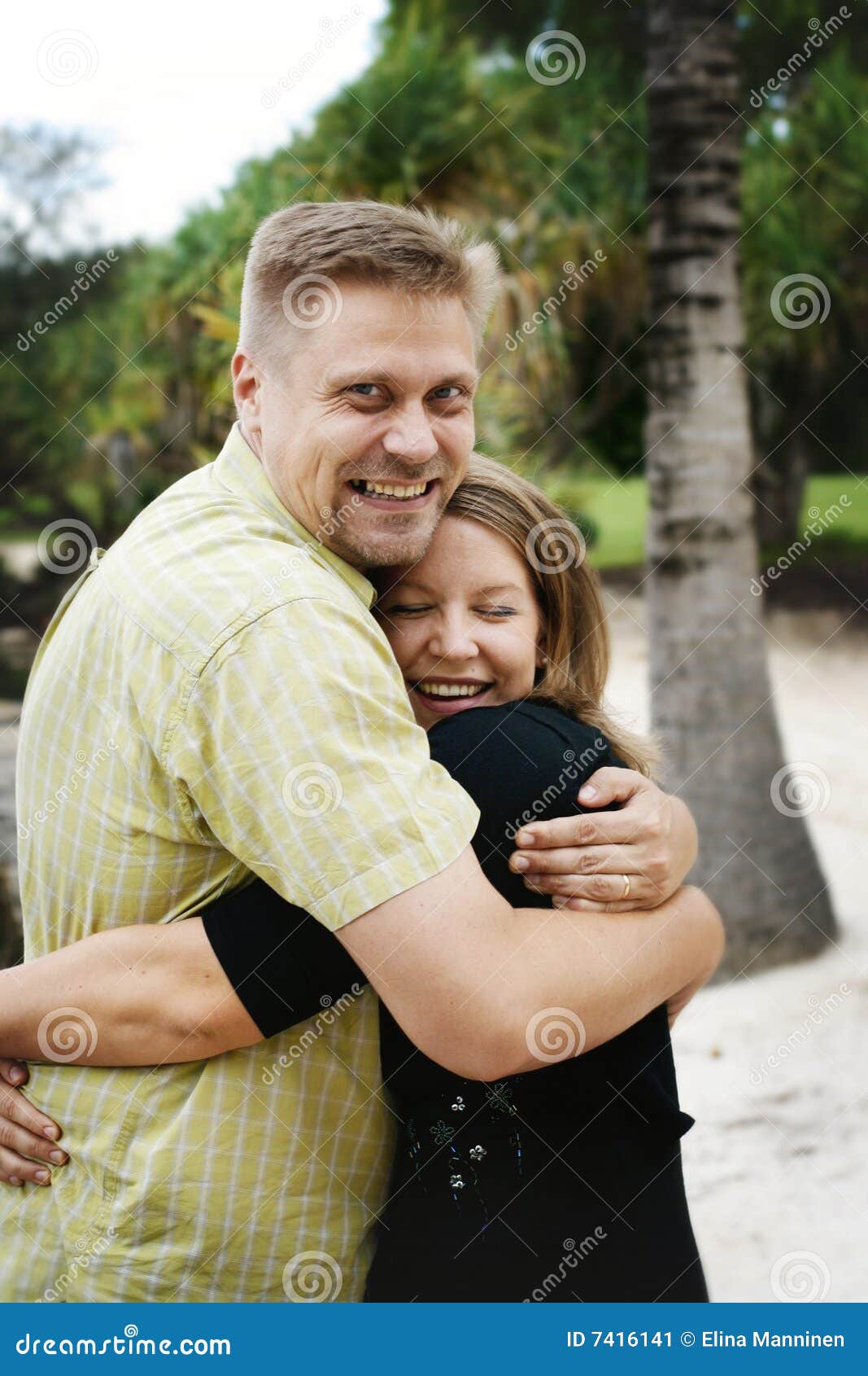 Happy couple hugging stock image. Image of people, cute - 7416141