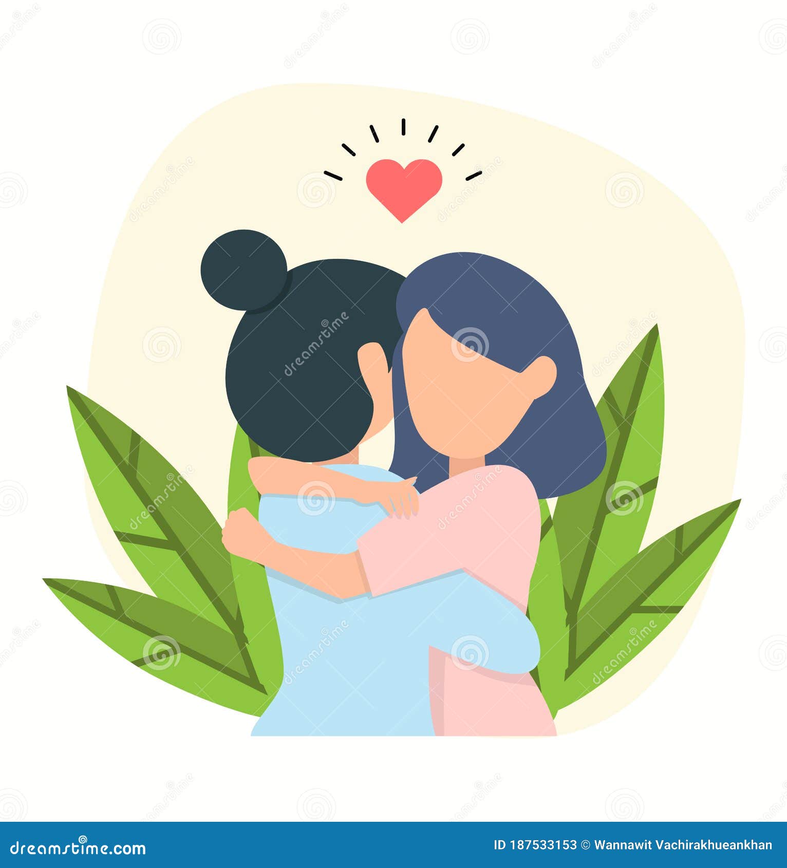 Happy Couple Love Hugging Vector Stock Vector - Illustration of ...