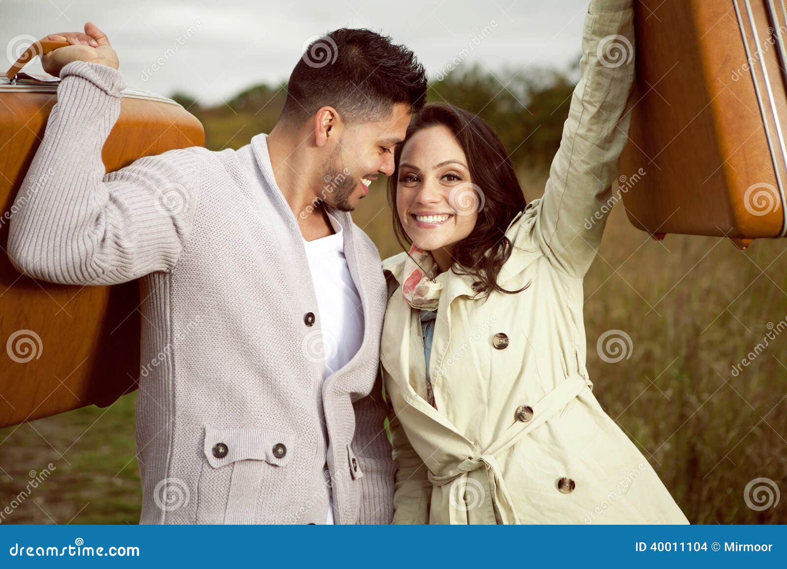 Happy couple in love. stock photo. Image of caucasian - 40011104