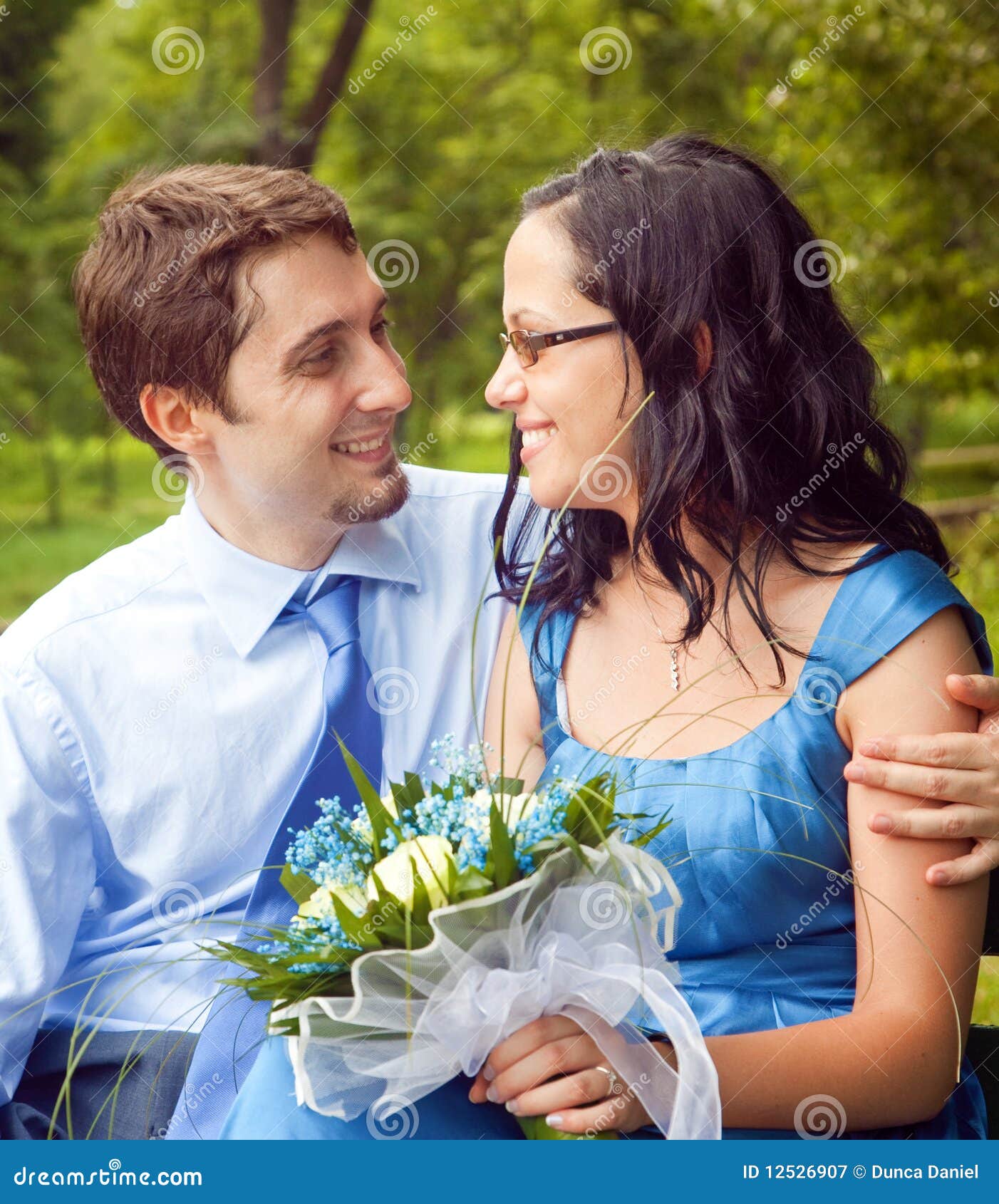 Happy Couple Sharing a Romantic Intimate Moment Stock Image - Image of ...