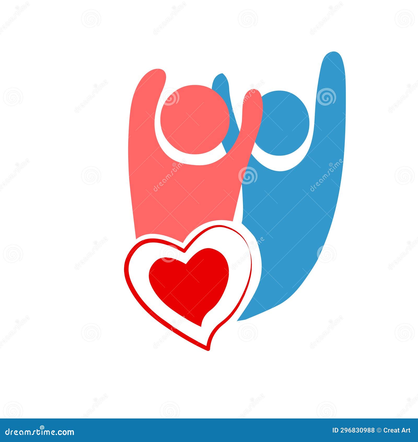 Happy Couples Logo Iocn Vector Illustration Stock Illustration ...