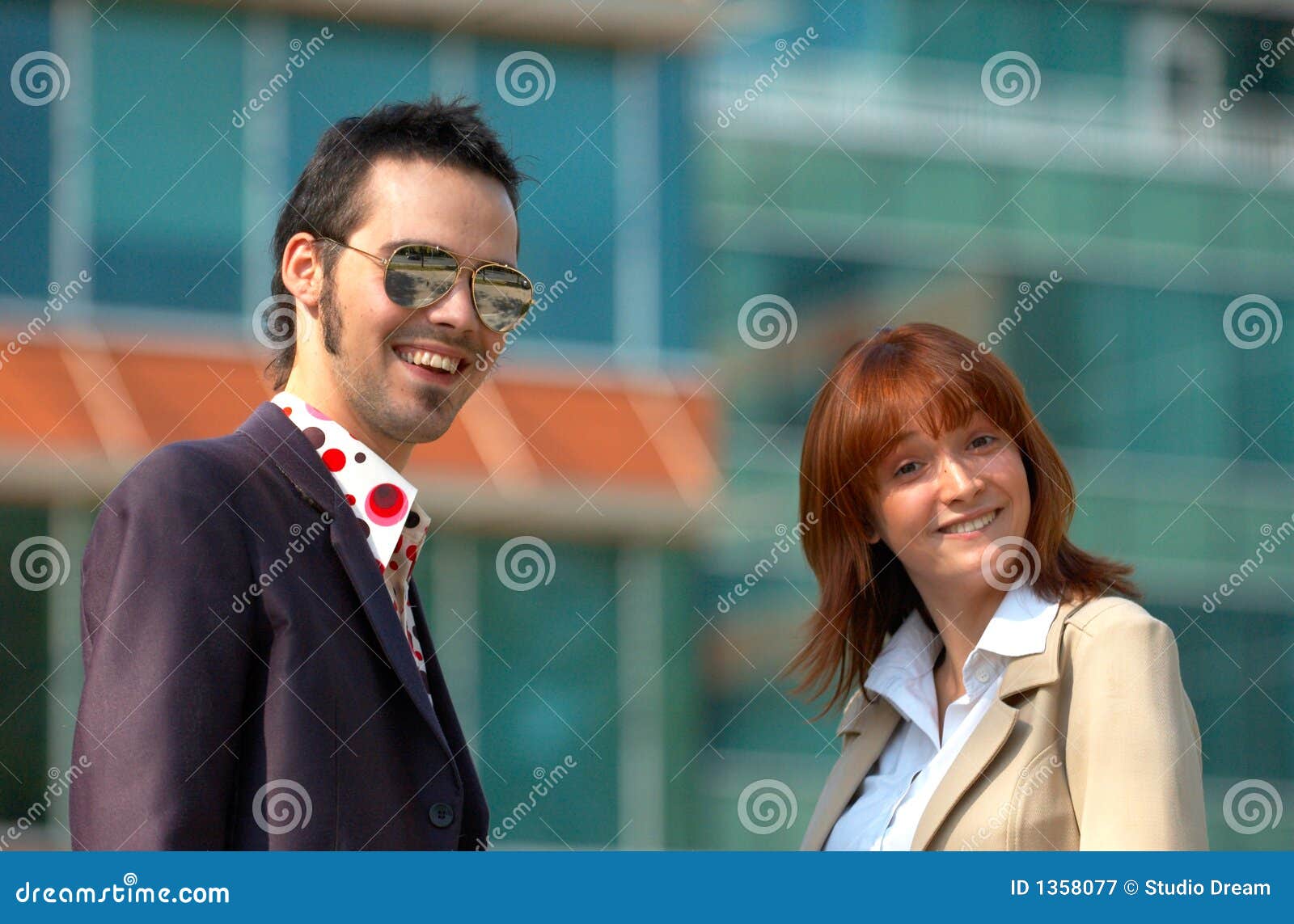 Happy Coworkers stock image. Image of career, professional - 1358077