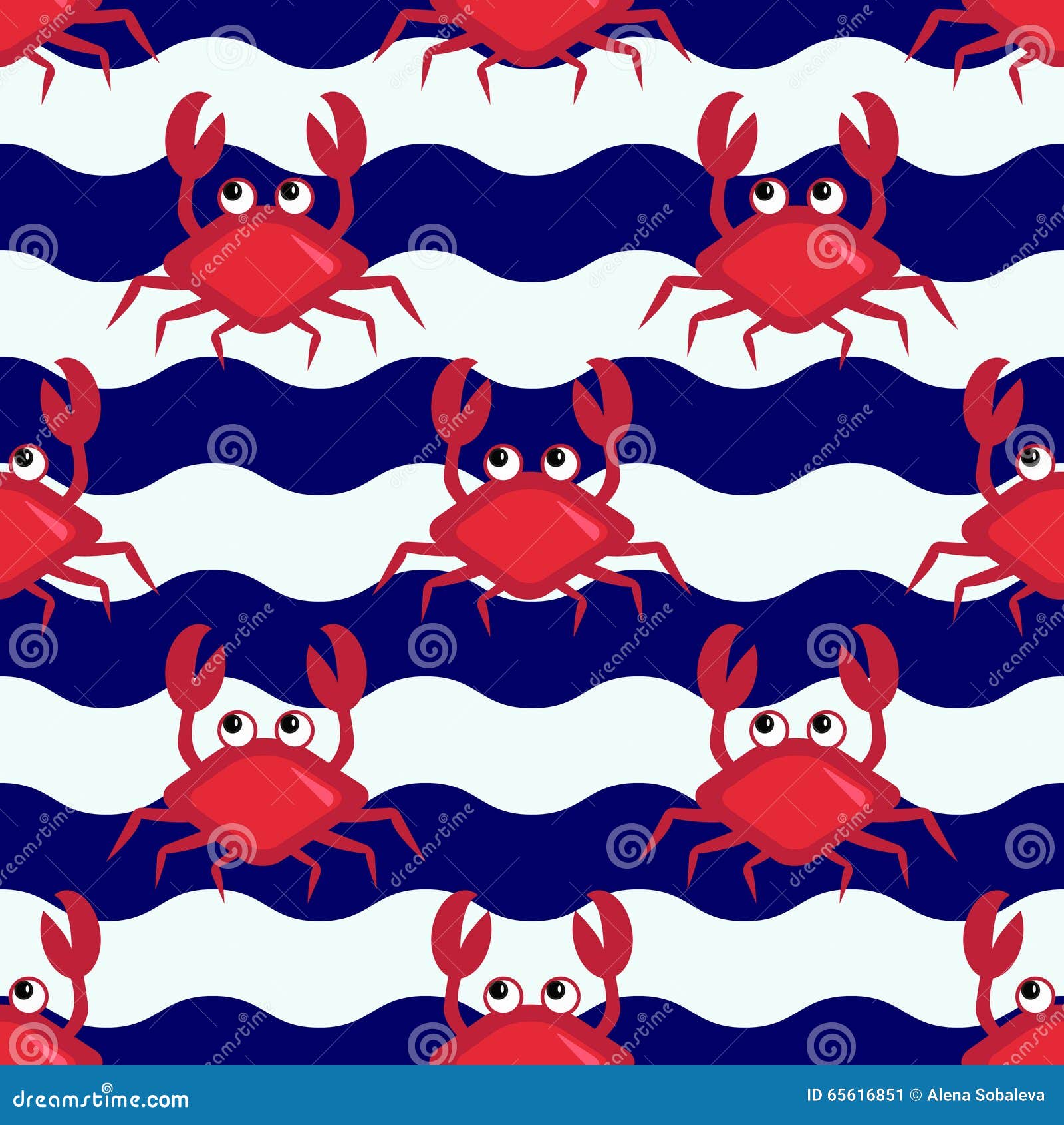 Happy crabs stock vector. Illustration of crab, sailor - 65616851