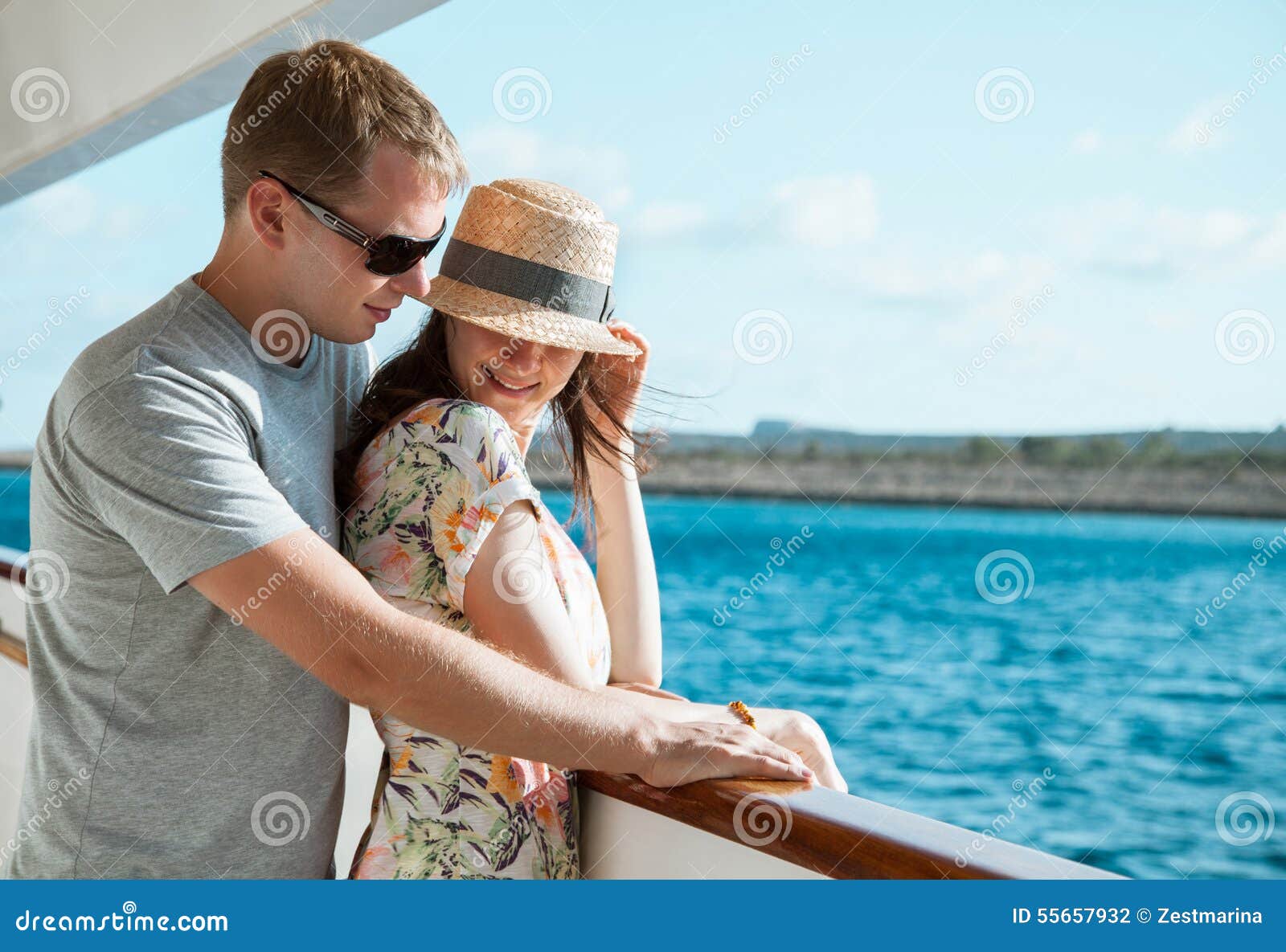 Happy cruise! stock photo. Image of long, husband, romantic - 55657932