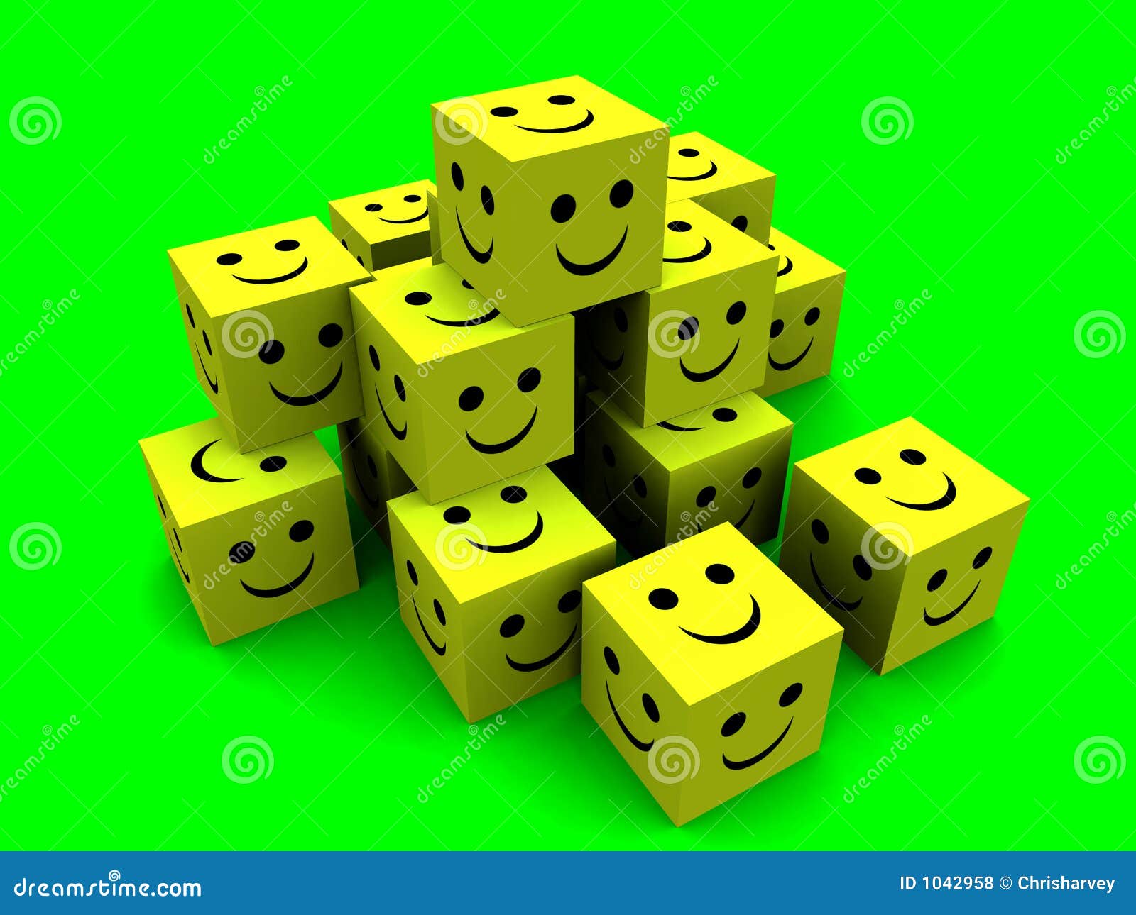 Happy Cubes 3 stock photo. Image of lots, glad, emotion - 1042958