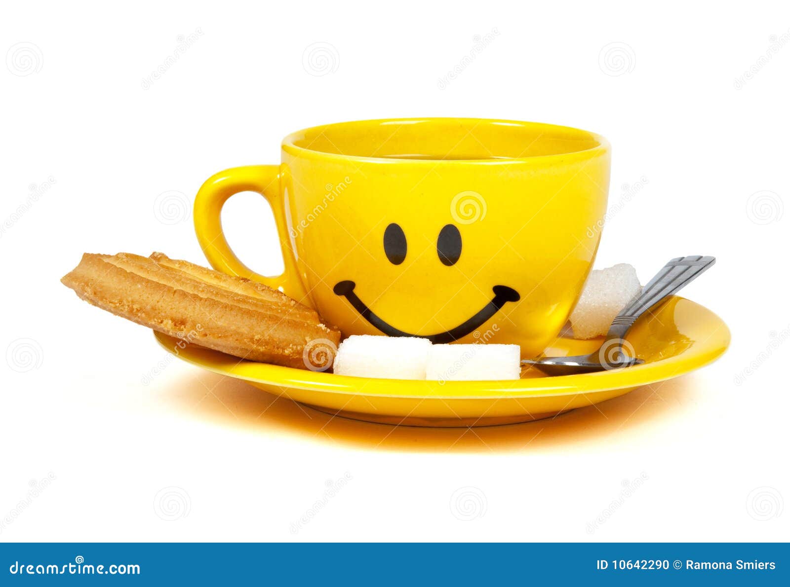 Happy cup of tea stock photo. Image of sugar, isolated - 10642290