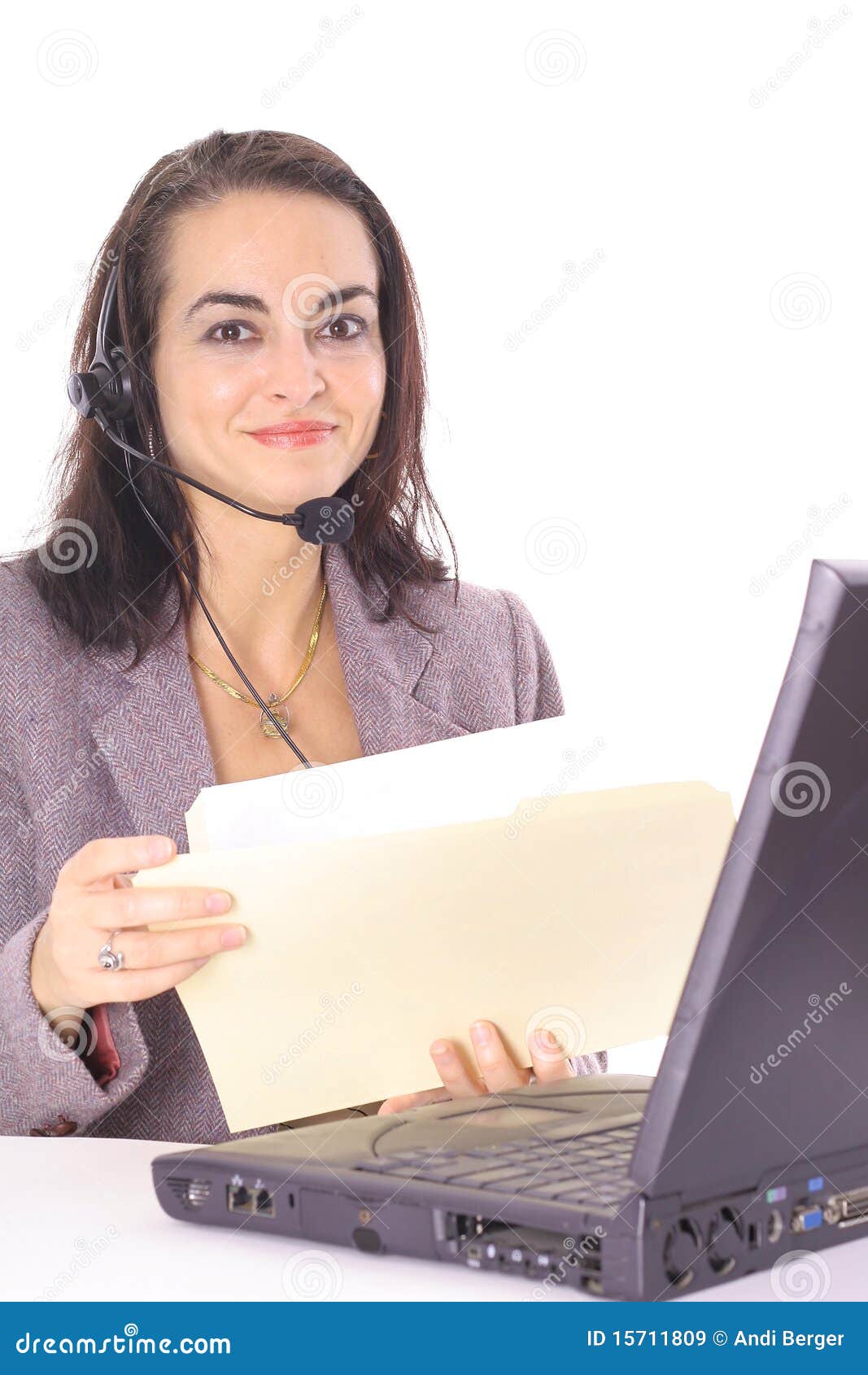 Happy customer service stock image. Image of phone, professional - 15711809