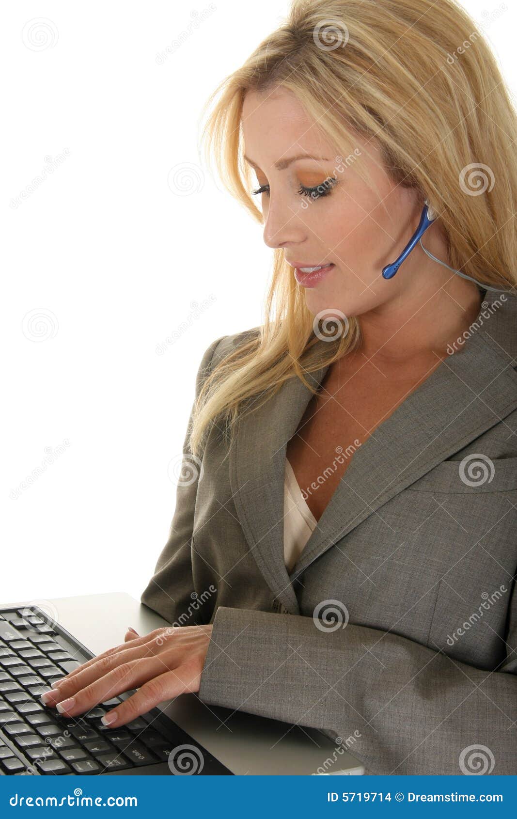 Happy Customer Service stock photo. Image of internet - 5719714