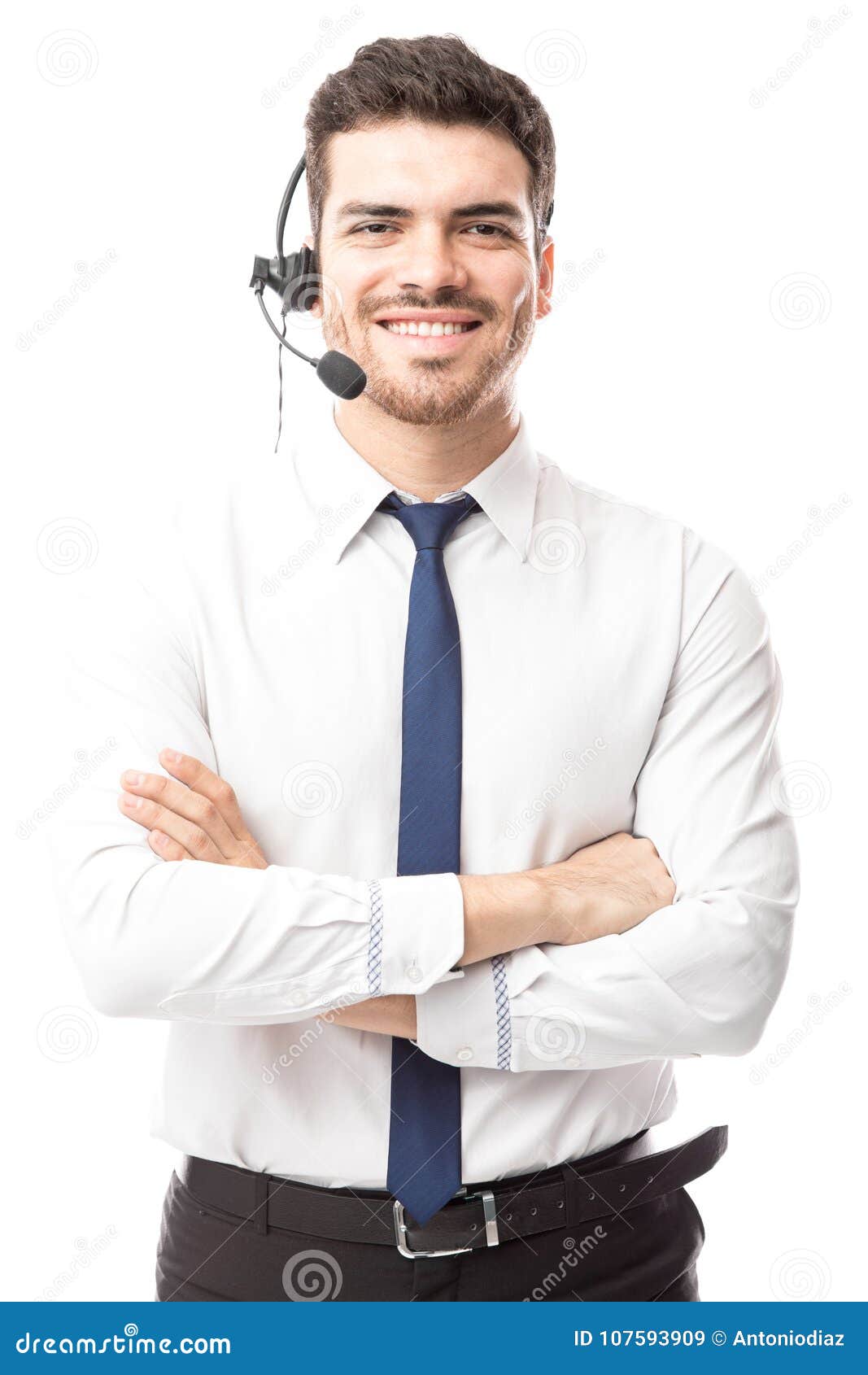 Happy Customer Support Tech Stock Image - Image of background, center ...