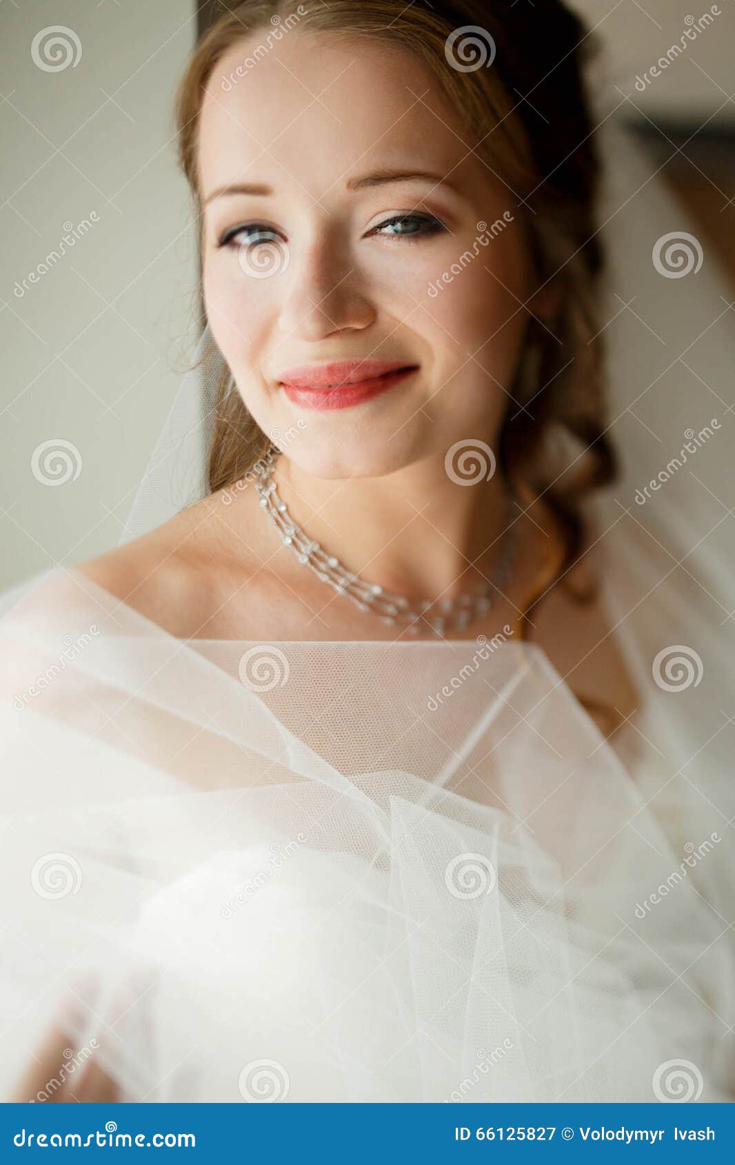 Happy cute bride stock image. Image of concept, elegant - 66125827