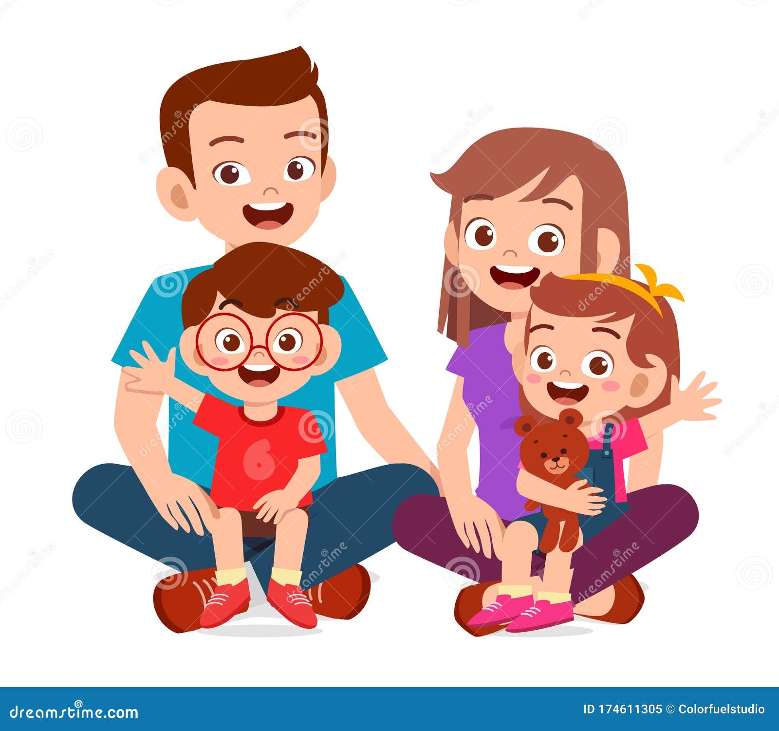 Dad Mom Son And Daughter Telegraph