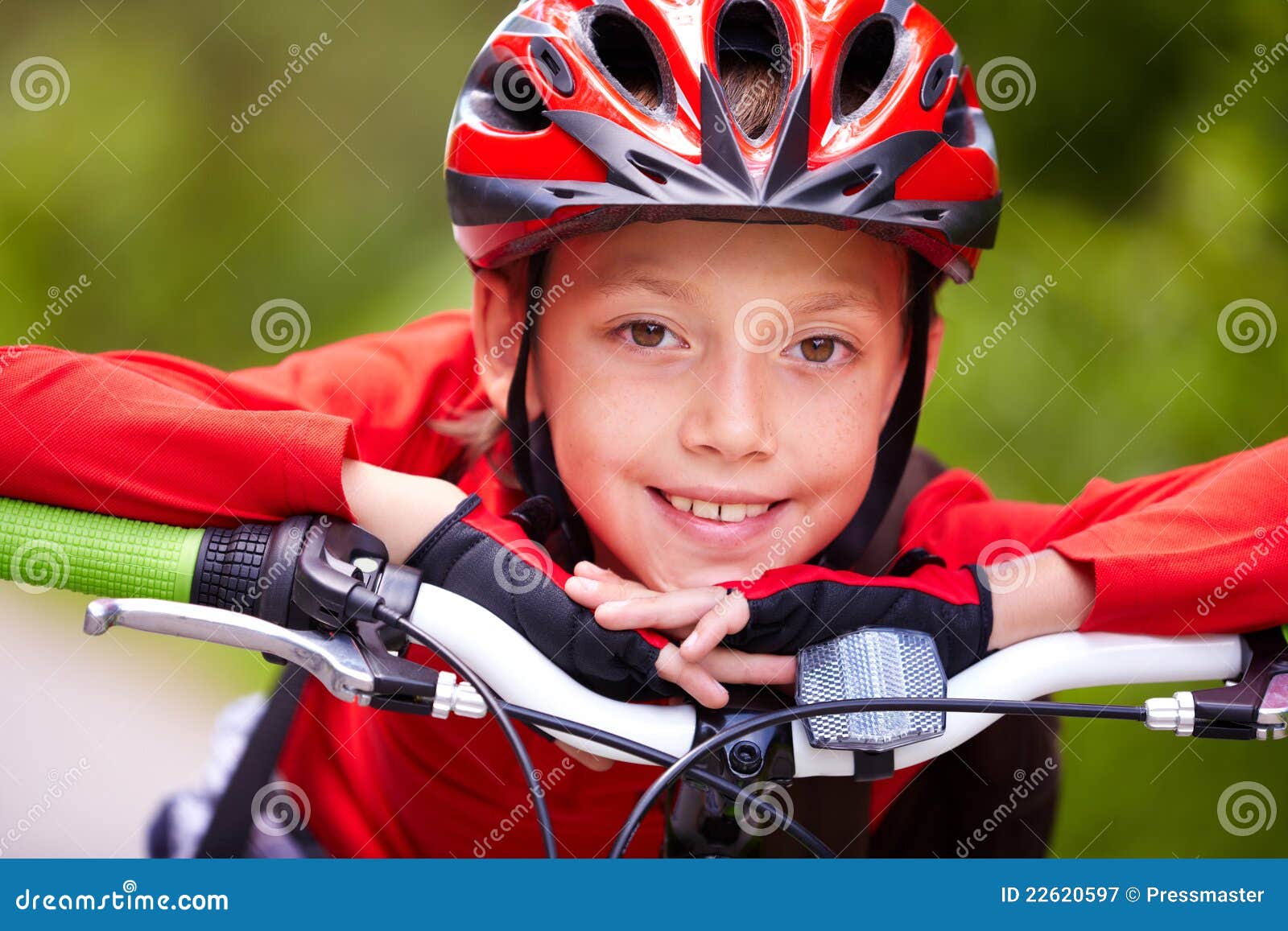 Happy cyclist stock image. Image of child, childhood - 22620597