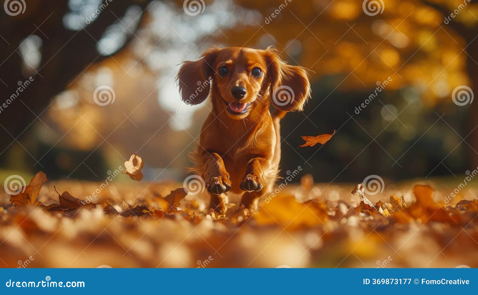 Happy Dachshund Dog Portrait Against A Teal Background Stock Photo ...