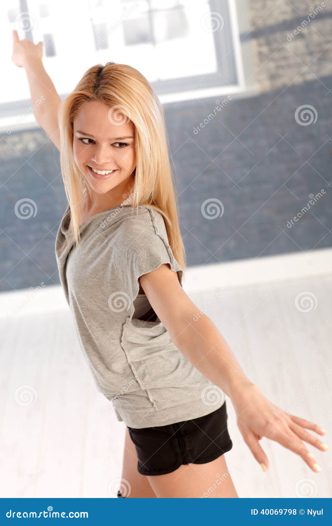 Happy dancer in a pose stock photo. Image of healthcare - 40069798