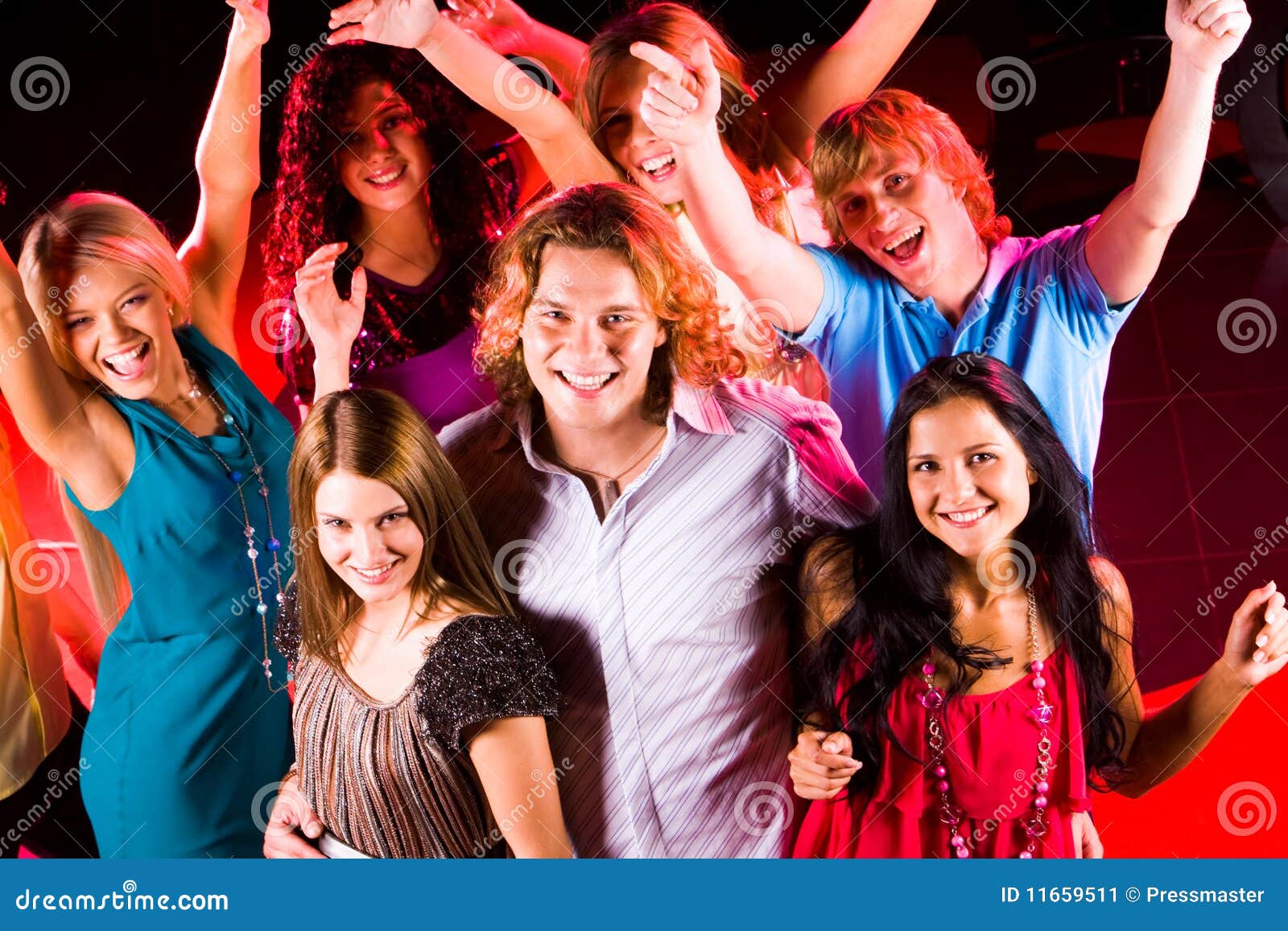 Happy dancers stock image. Image of glad, joyful, adult - 11659511