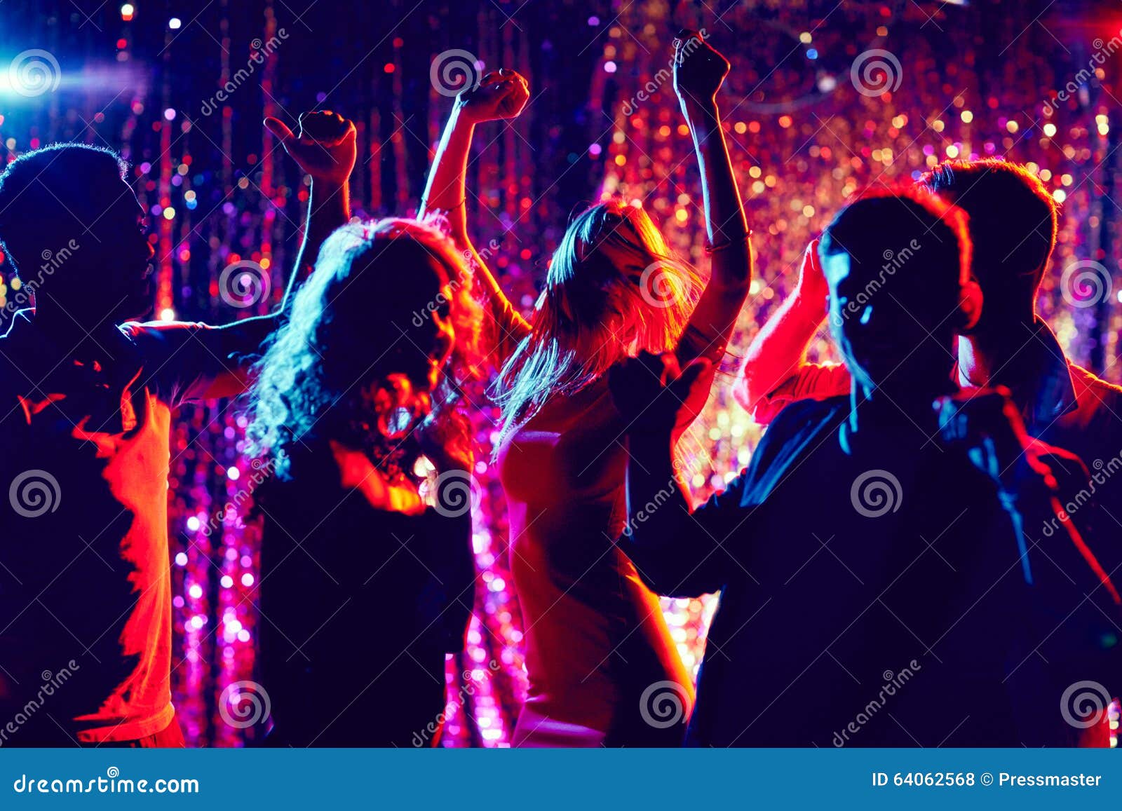 Happy dancers stock photo. Image of boyfriend, disco - 64062568