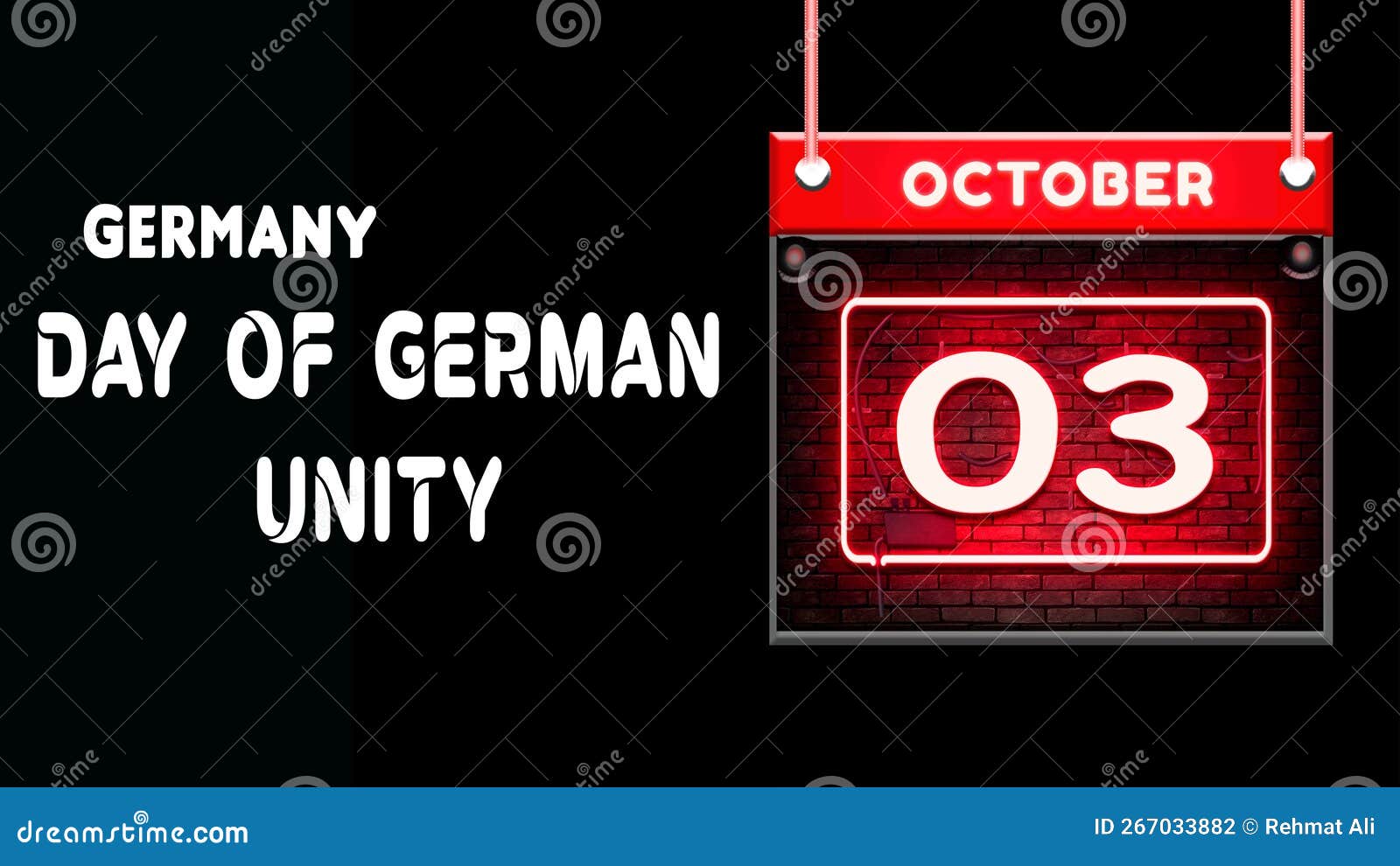 Happy Day of German Unity of Germany, 03 October. World National Days ...