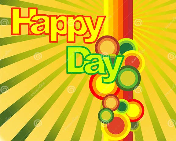 Happy day wallpaper stock vector. Illustration of achieve - 6938991