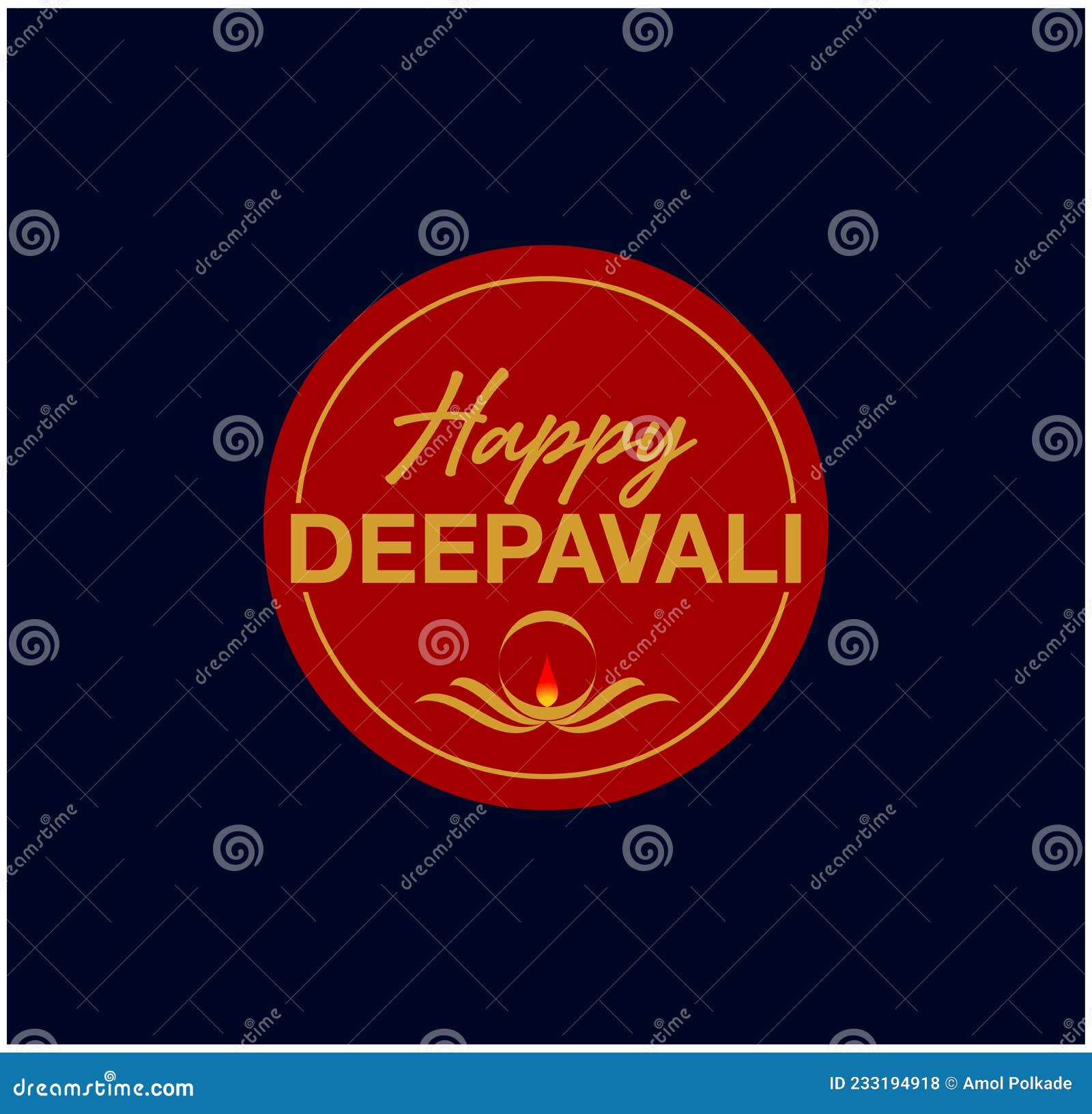 Happy Deepavali Lettering Isolated On White. Traditional Indian ...