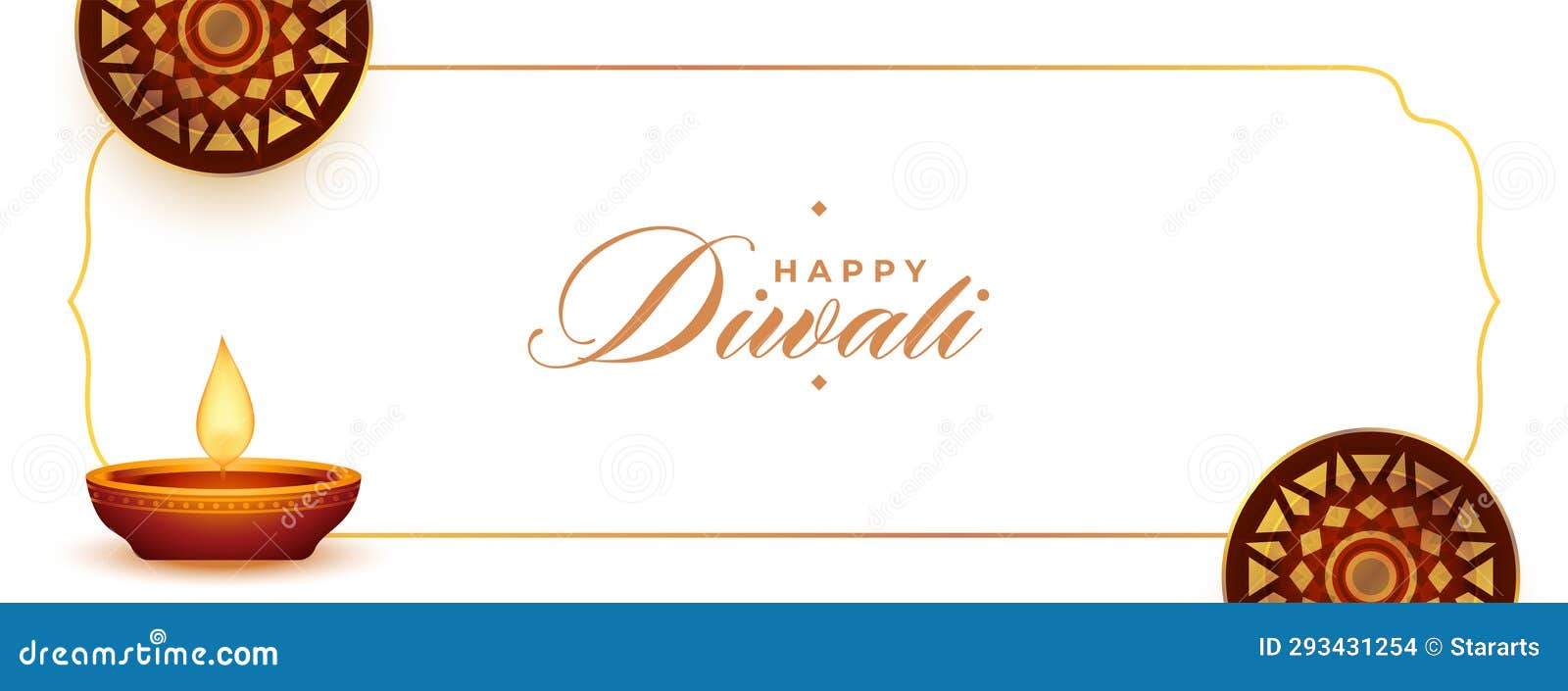 Happy Deepavali Vector Design with Oil Lamp Design Vector Stock Vector ...