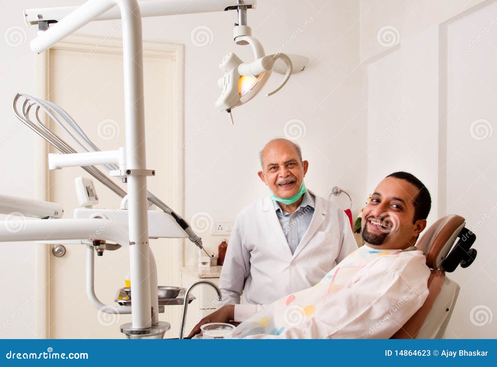 Happy dental patient stock image. Image of care, dentist - 14864623