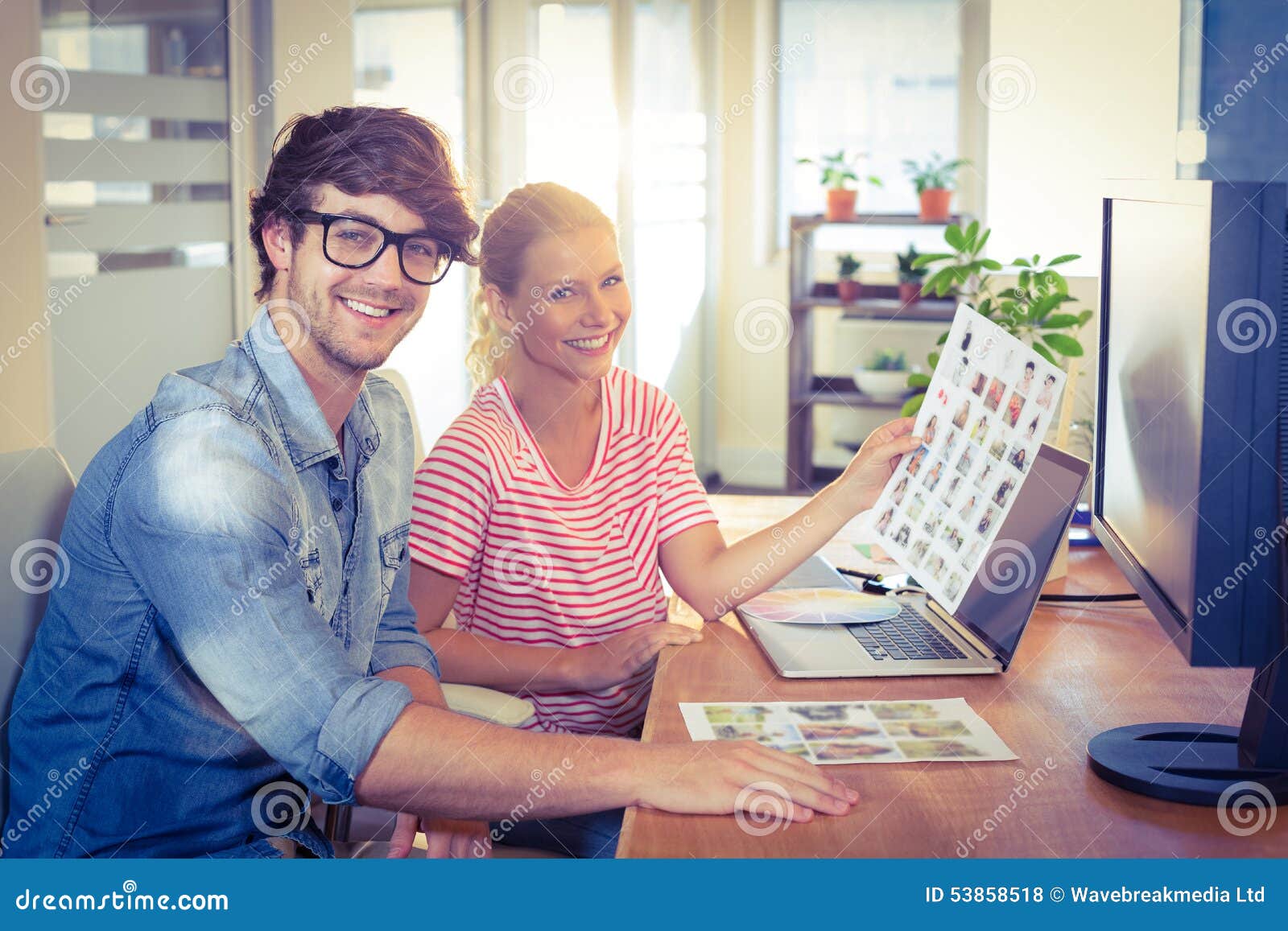 Happy Designers Working Together Stock Photo - Image of professional ...