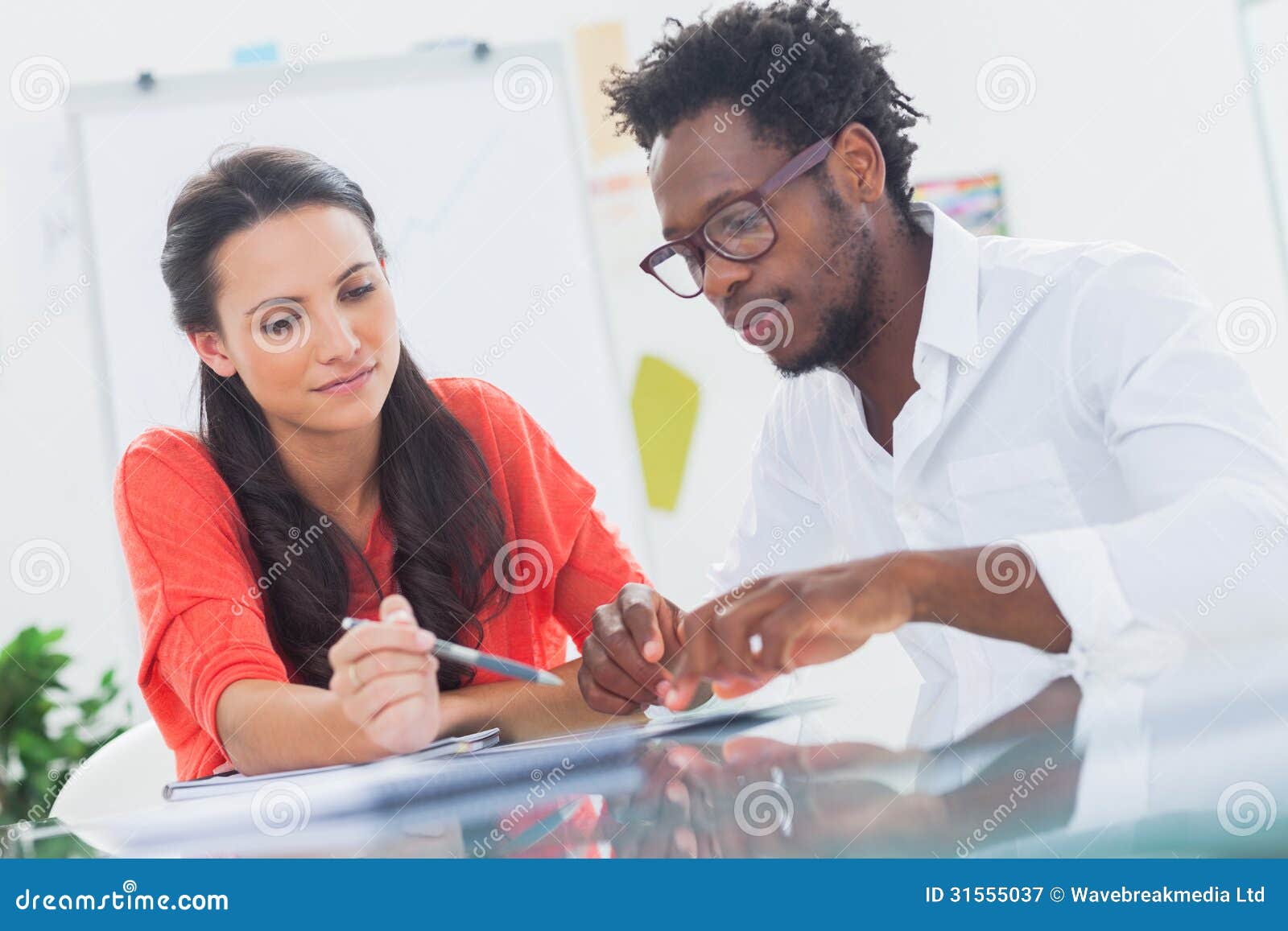 Happy Designers Working Together Stock Image - Image of creativity ...