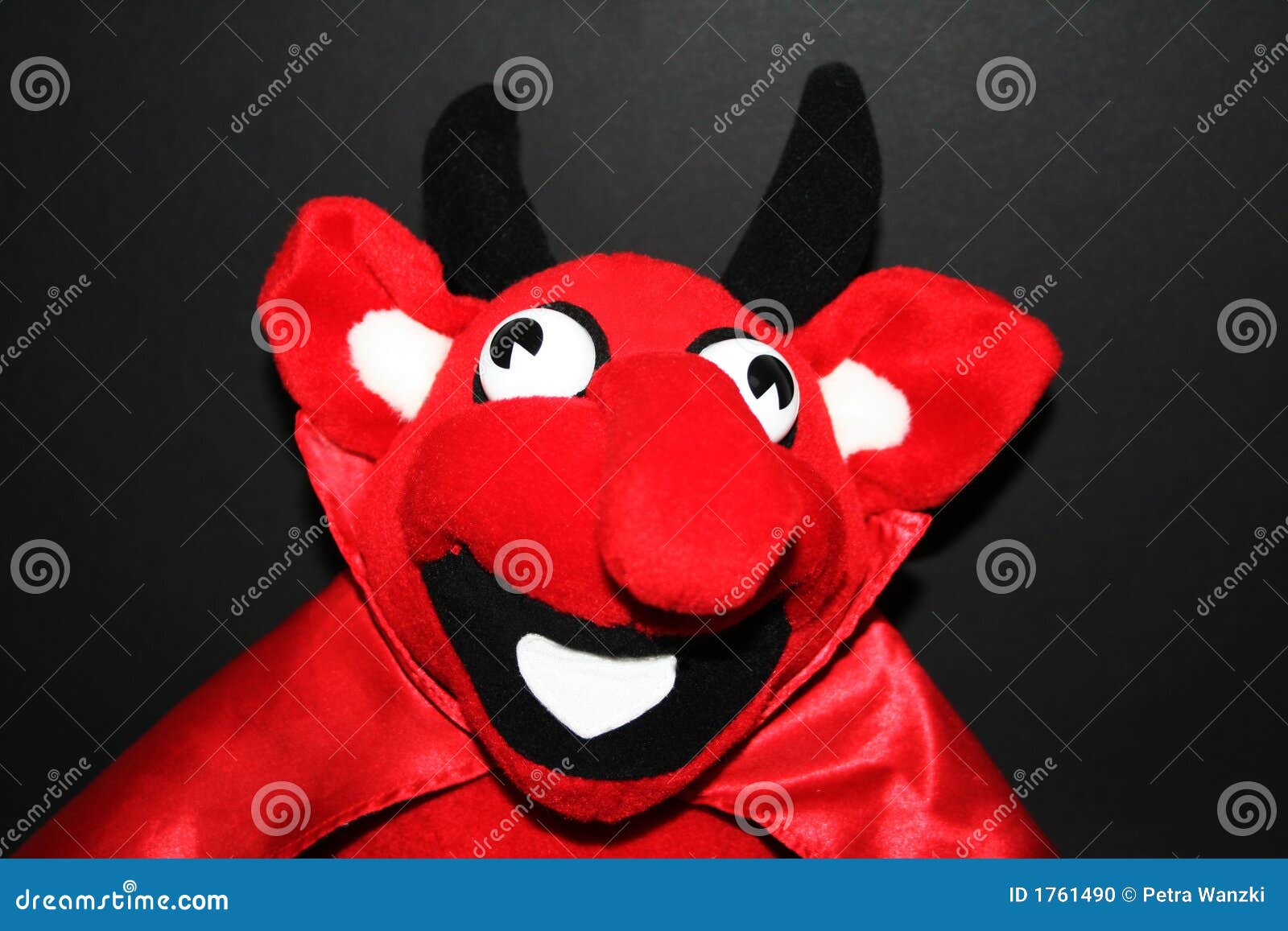 Happy Devil stock photo. Image of figure, furry, fuzzy - 1761490
