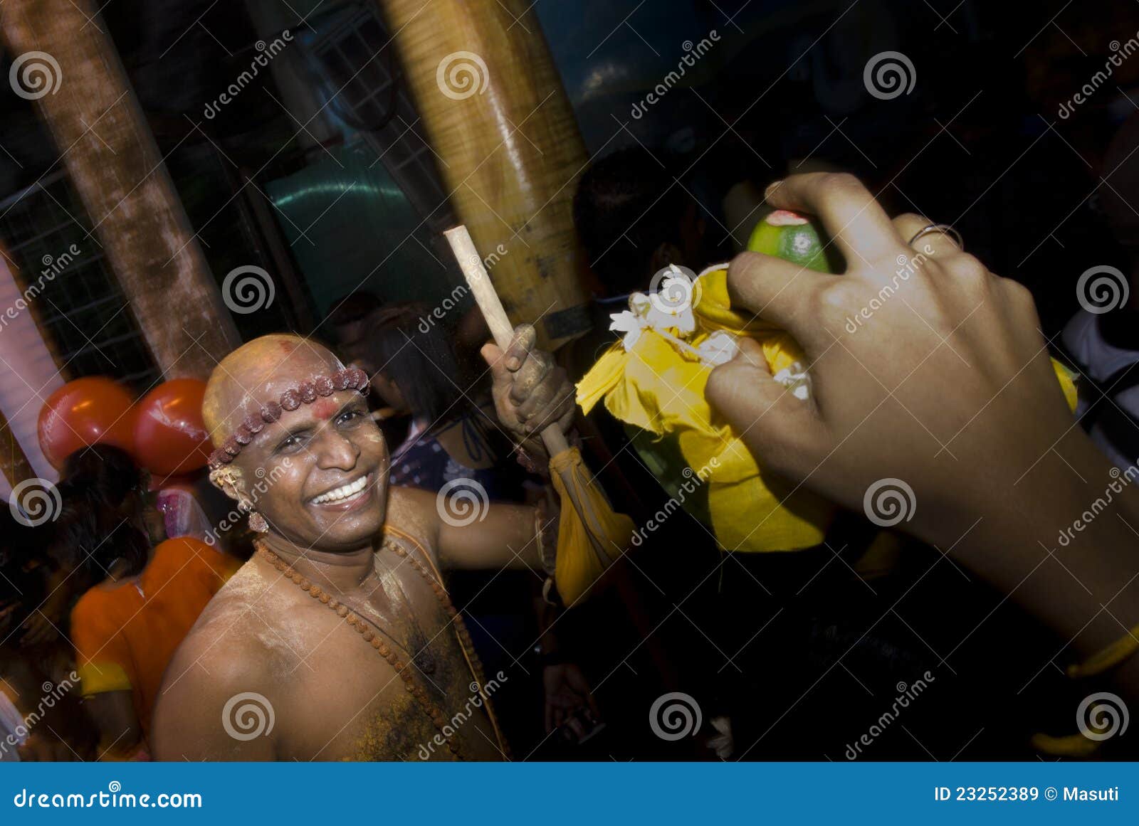 Happy Devotees editorial stock image. Image of religious - 23252389